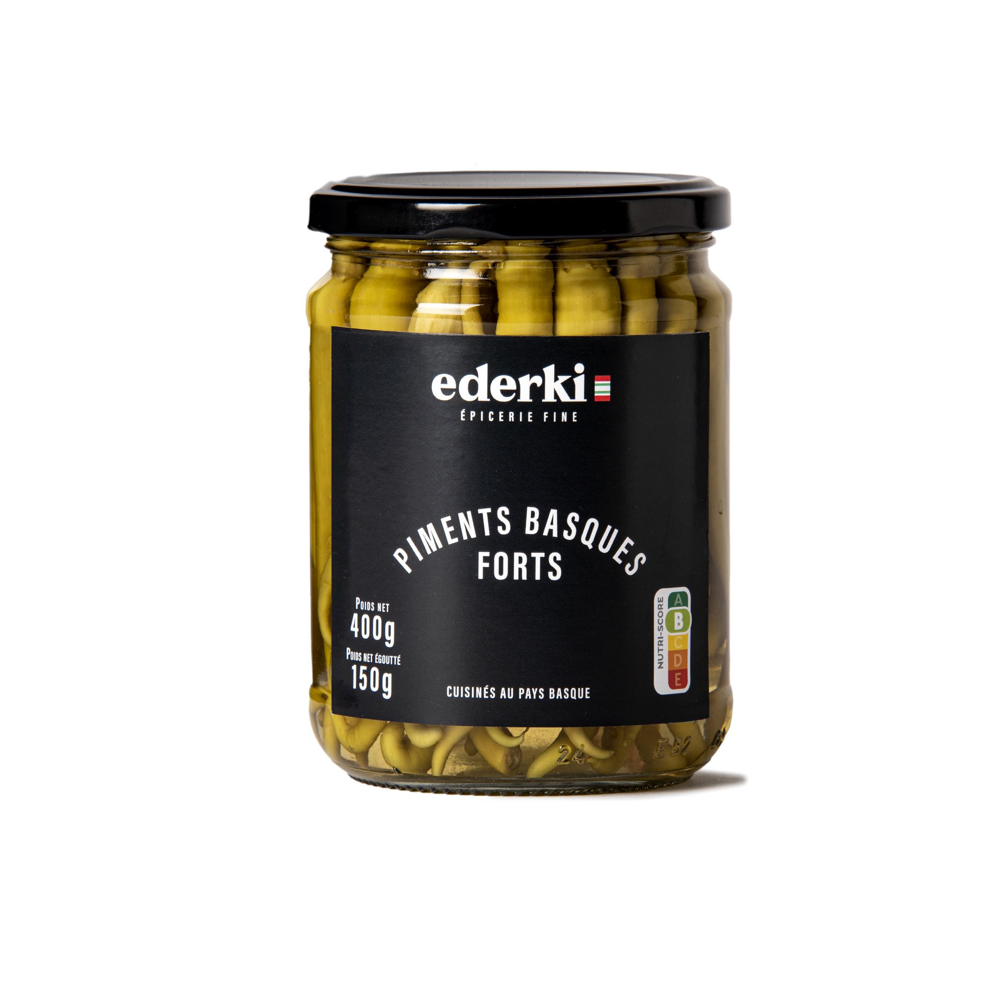 EDERKI Piments basques forts en bocal 150g pas cher - Auchan.fr