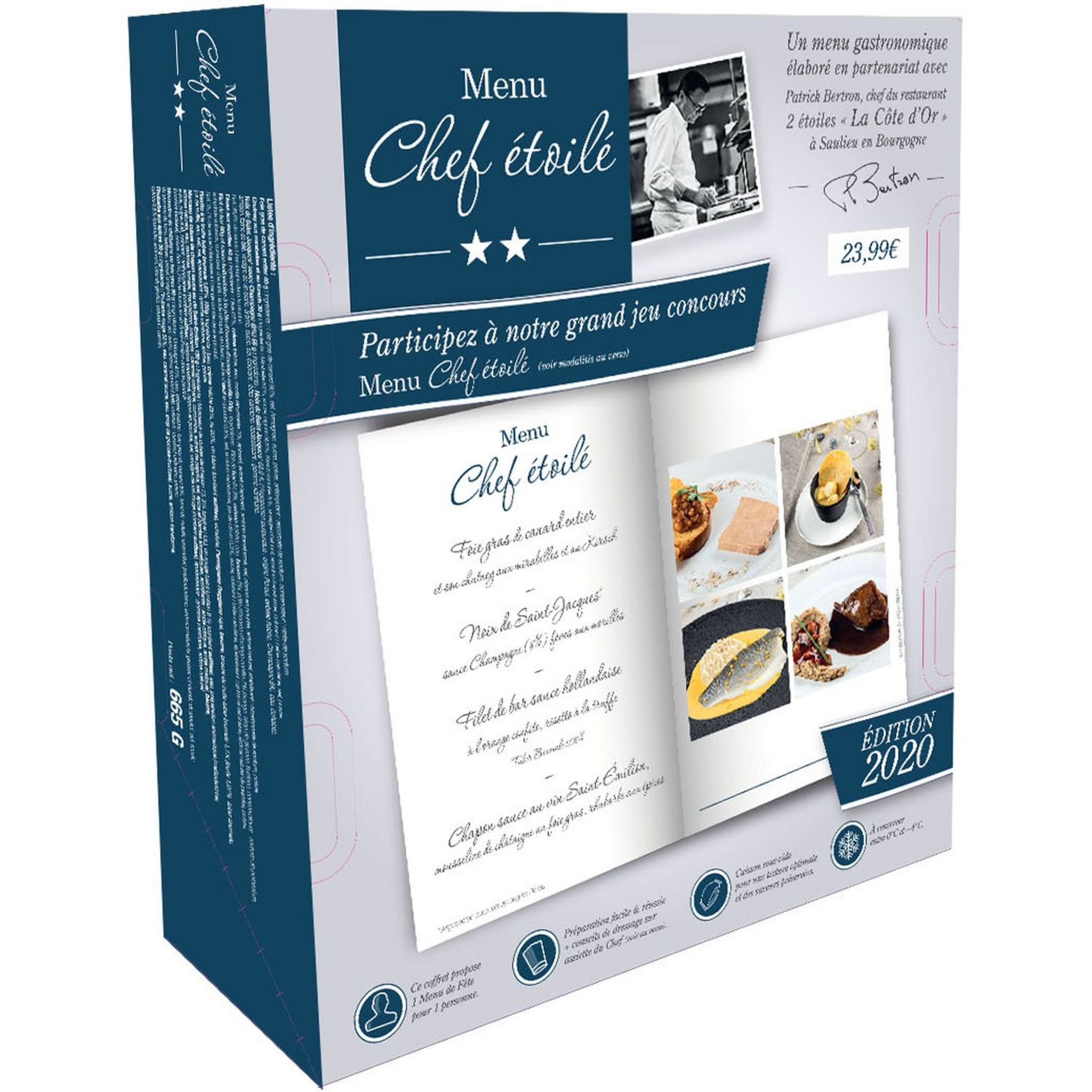 AGIS Menu Chef Etoilé 2020 1 part 665g pas cher - Auchan.fr