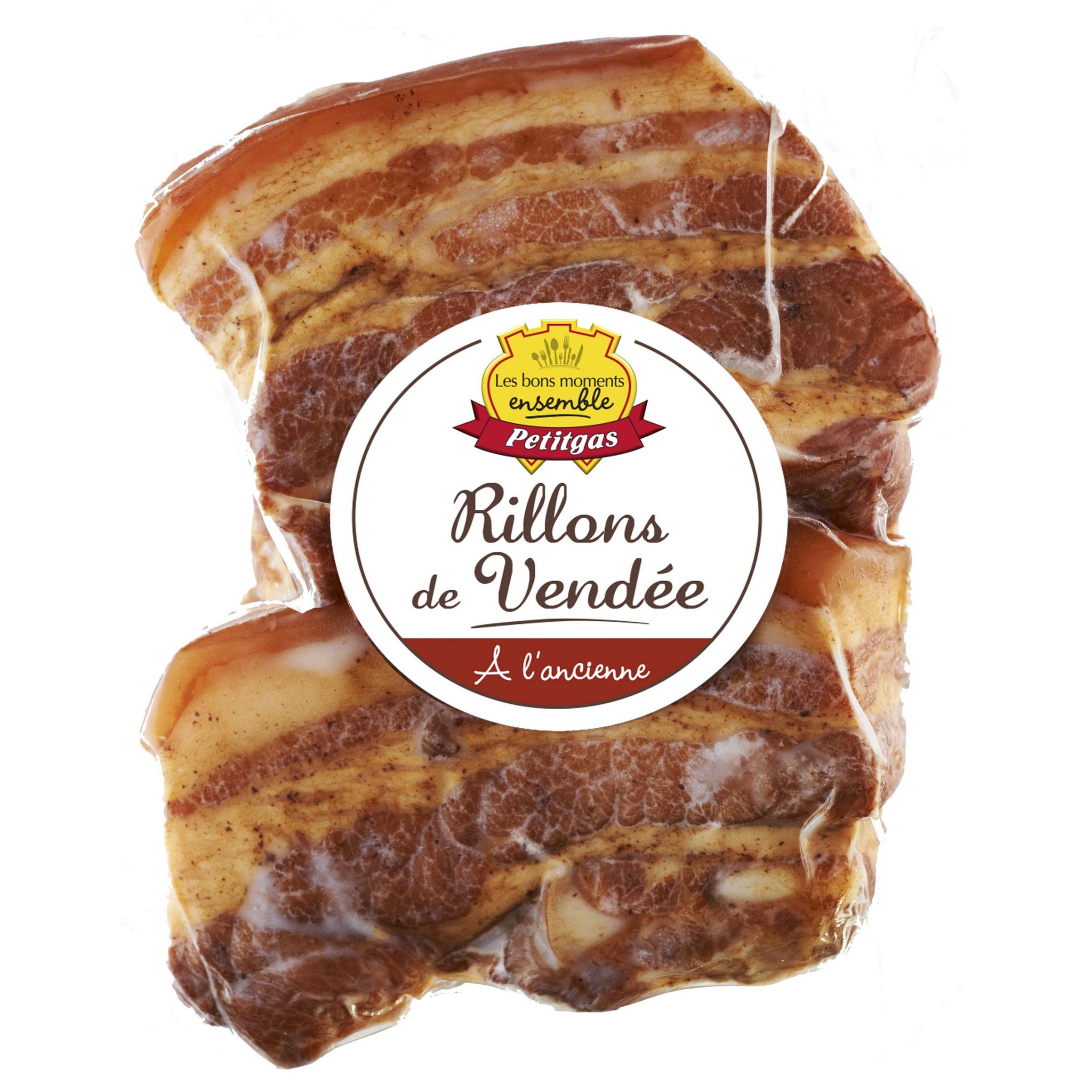 PETITGAS Rillons de Vendée à l'ancienne 2 pièces 280g pas cher - Auchan.fr