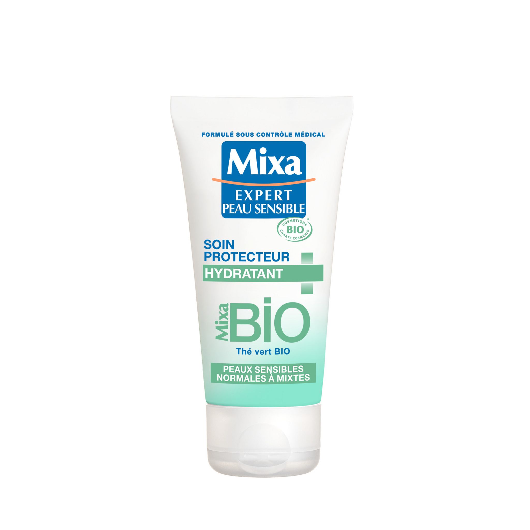 MIXA BIO Soin protecteur hydratant thé vert bio peaux sensibles ...