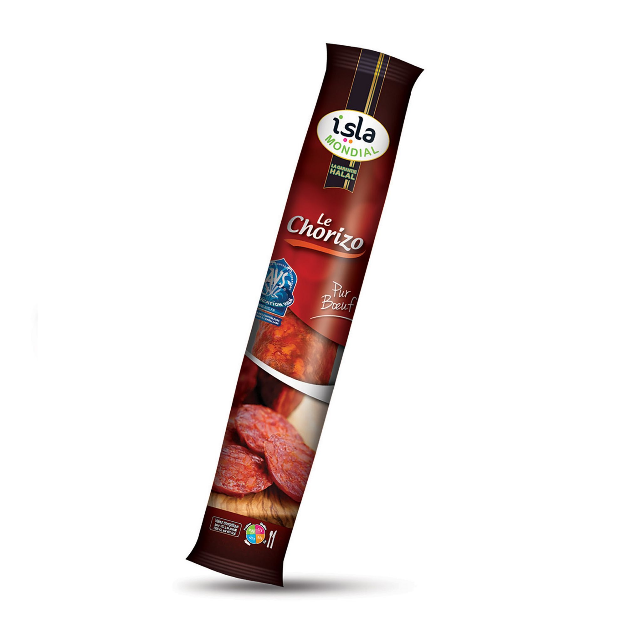 ISLA MONDIAL Chorizo pur boeuf halal 200g pas cher - Auchan.fr