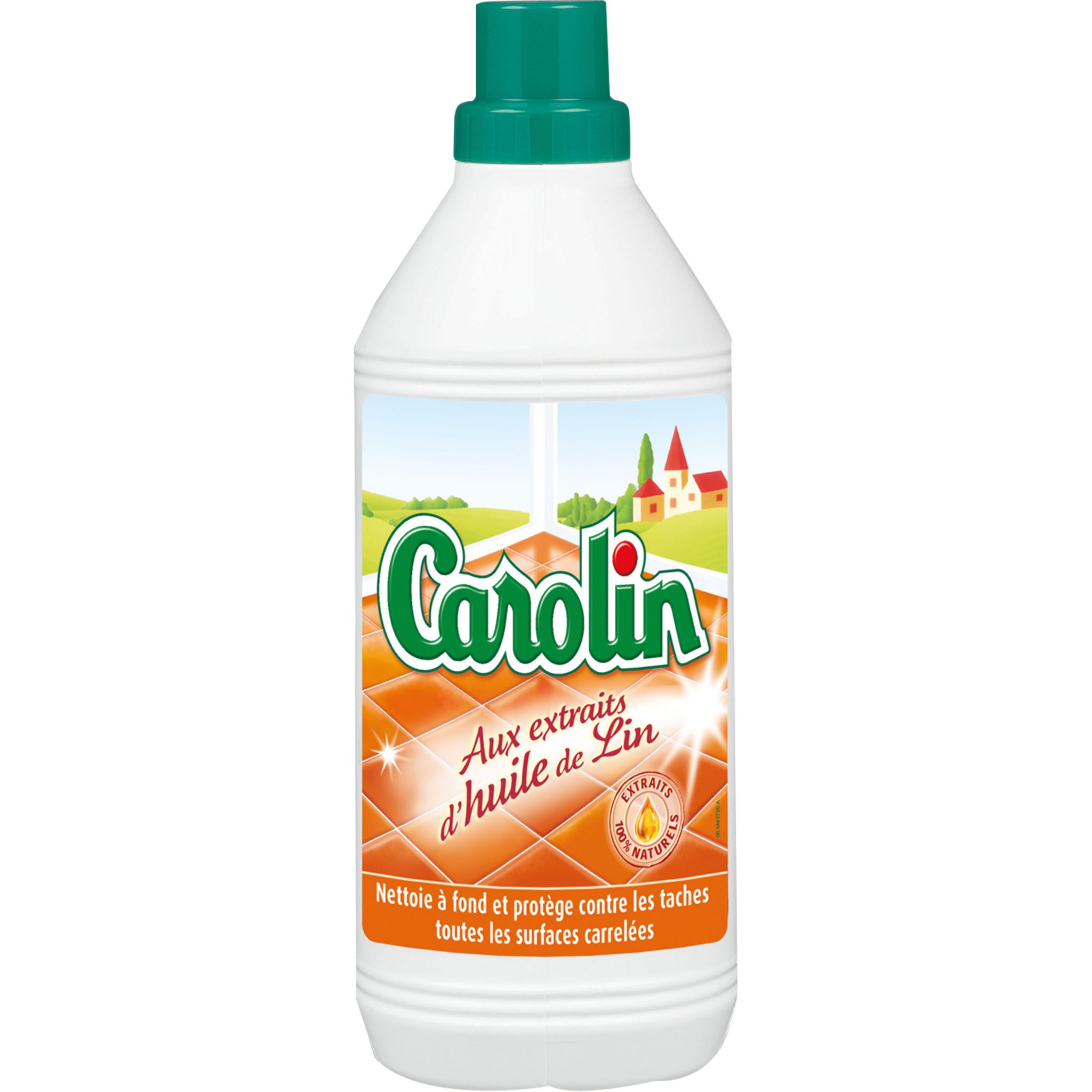 CAROLIN Nettoyant à l'huile de lin pour sol carrelés 1,85l pas cher ...