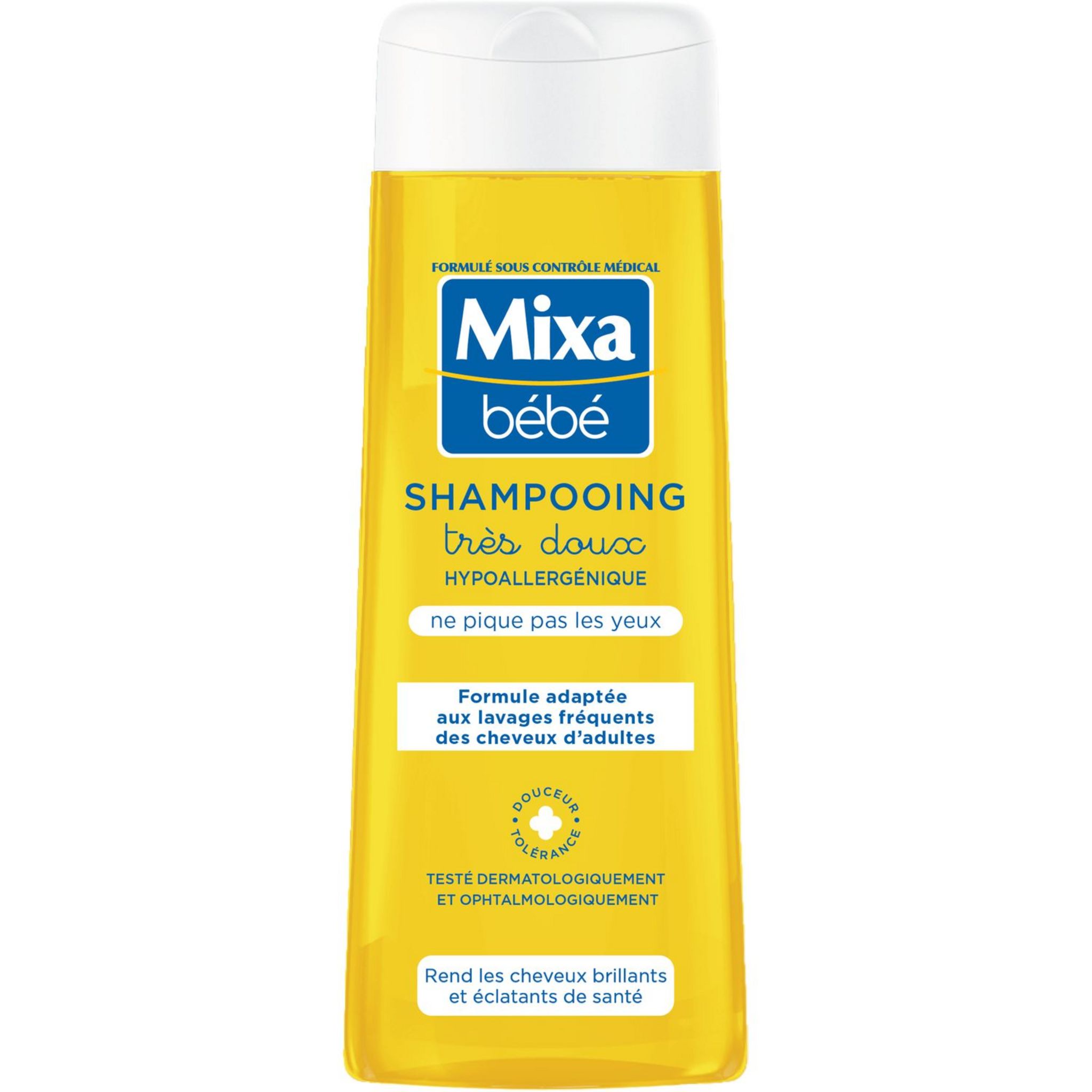 MIXA BEBE Shampooing très doux hypoallergénique 250ml pas cher - Auchan.fr