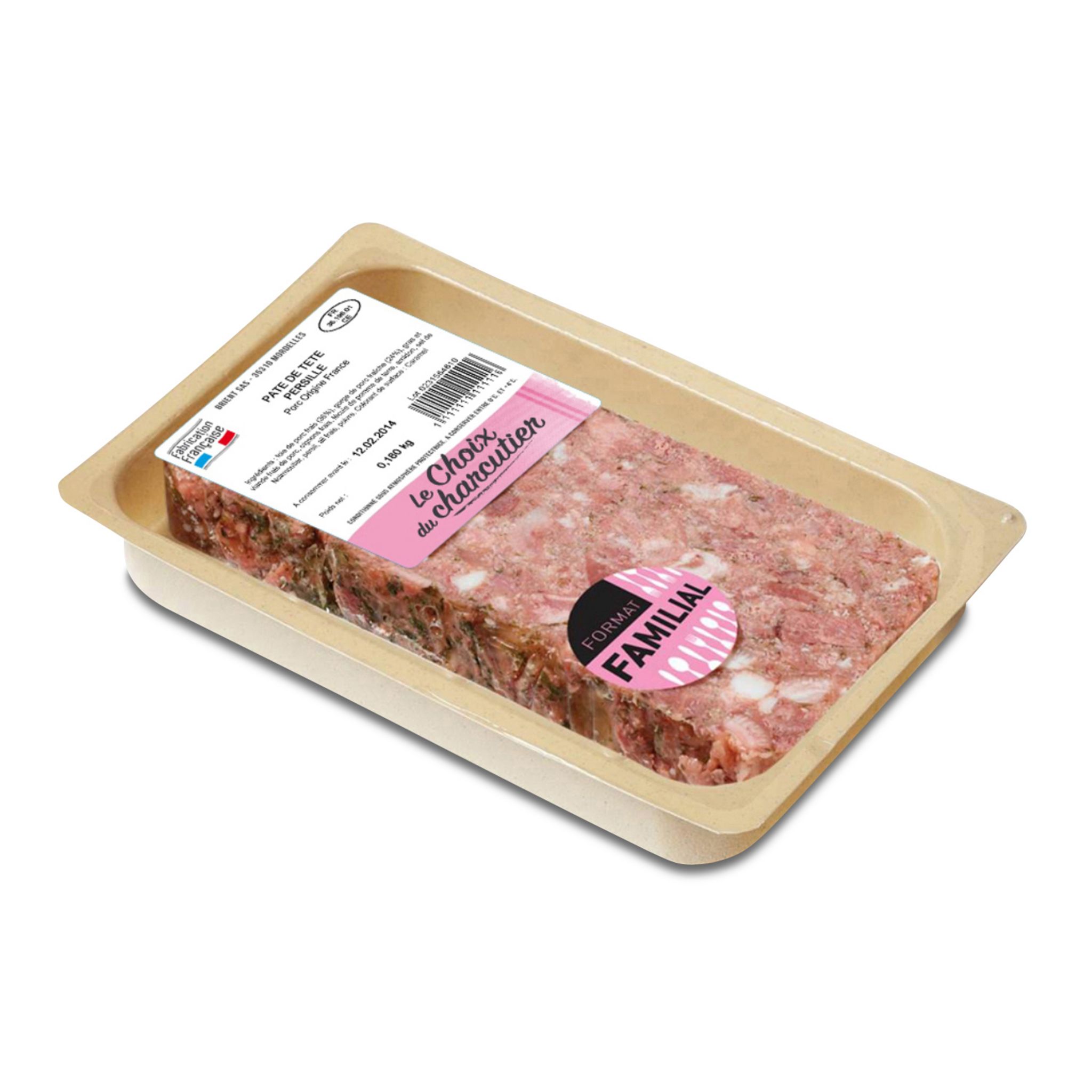 Pâté de tête persillé 400g pas cher - Auchan.fr