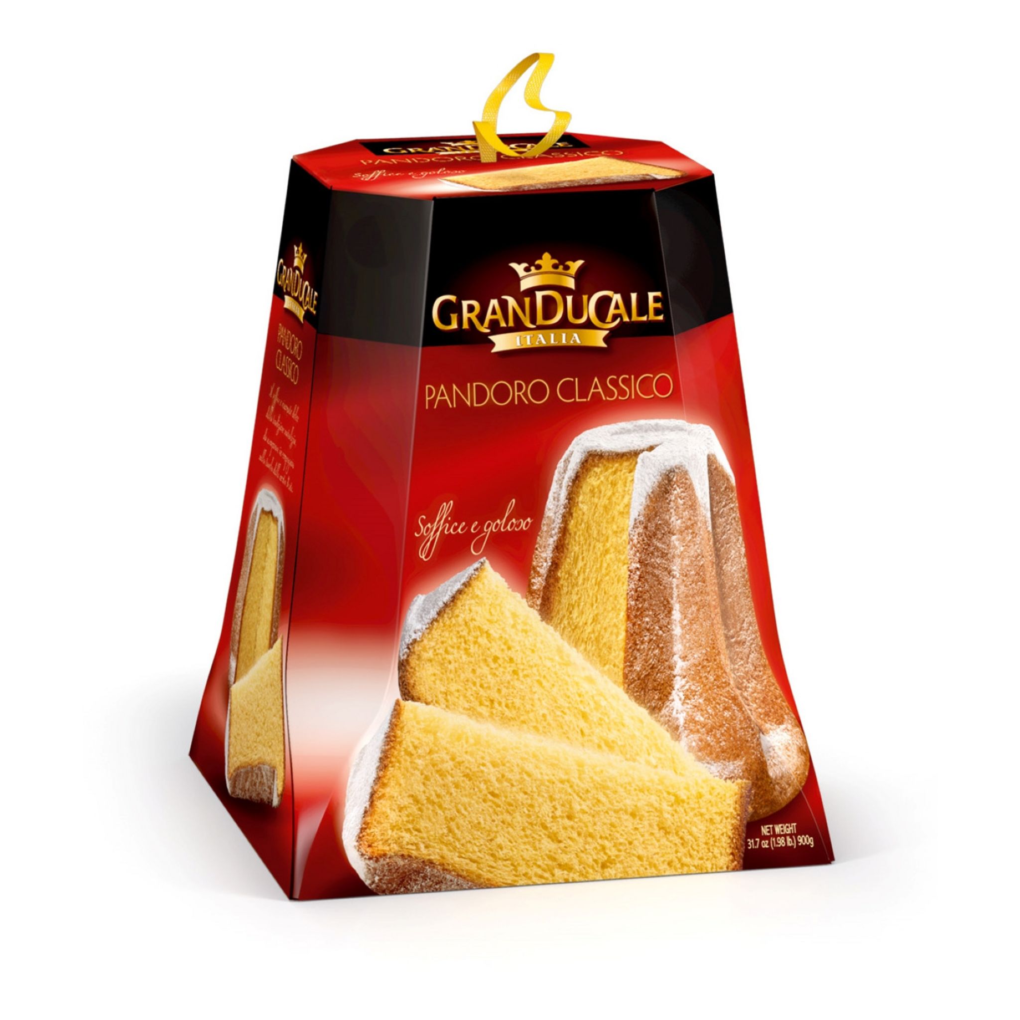 GRAN DUCALE Pandoro classique coffret 1 pièce 900g pas cher - Auchan.fr