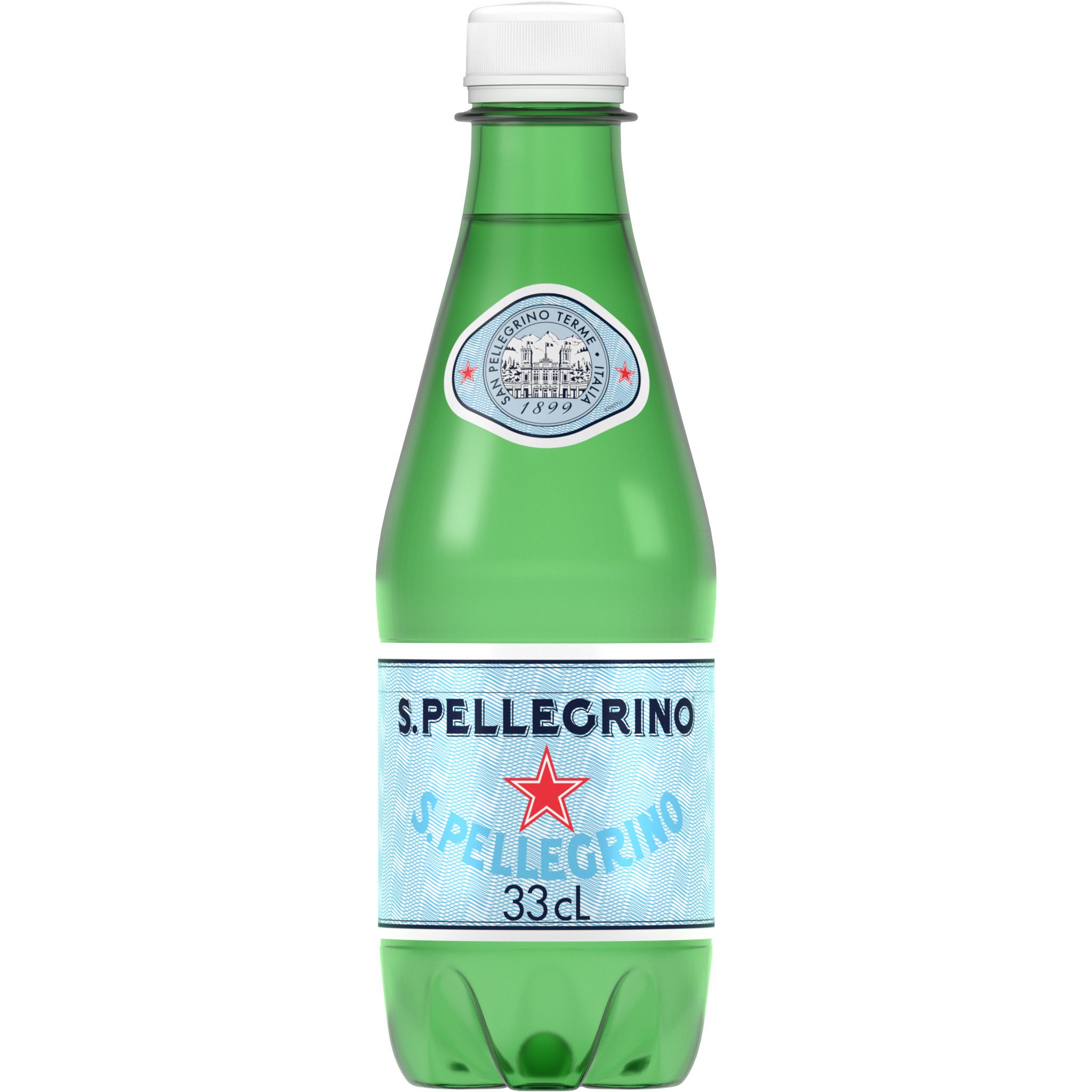 SAN PELLEGRINO Eau minérale naturelle gazeuse 33cl pas cher - Auchan.fr