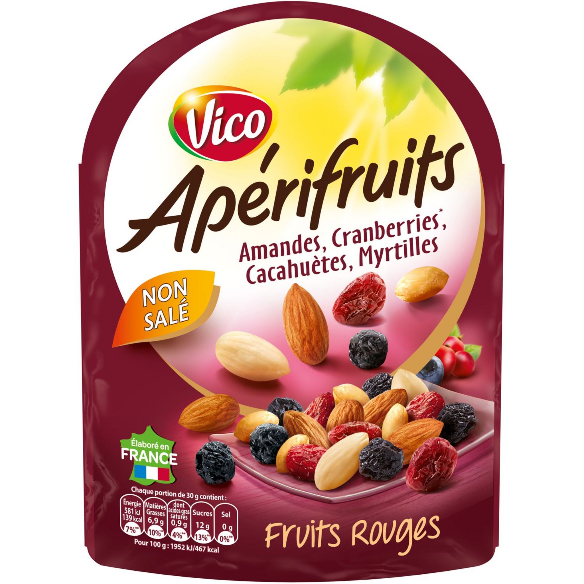 VICO Mélange de fruits rouges Apérifruits 100g pas cher - Auchan.fr