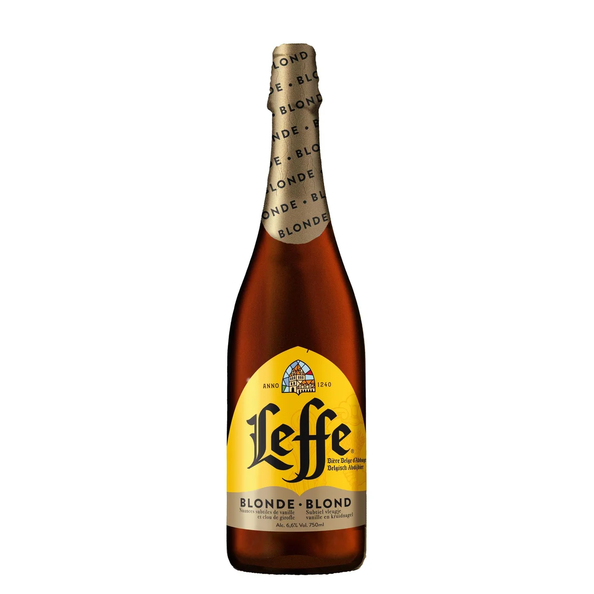 LEFFE Bière blonde 6,6% 75cl pas cher - Auchan.fr