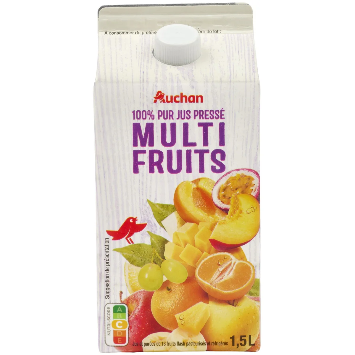 AUCHAN Pur jus multifruits 1,5l pas cher - Auchan.fr
