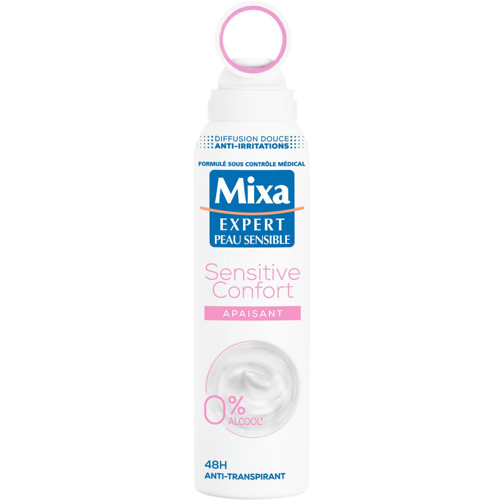 MIXA Déodorant brume extra-soin peaux sensibles 150ml pas cher - Auchan.fr