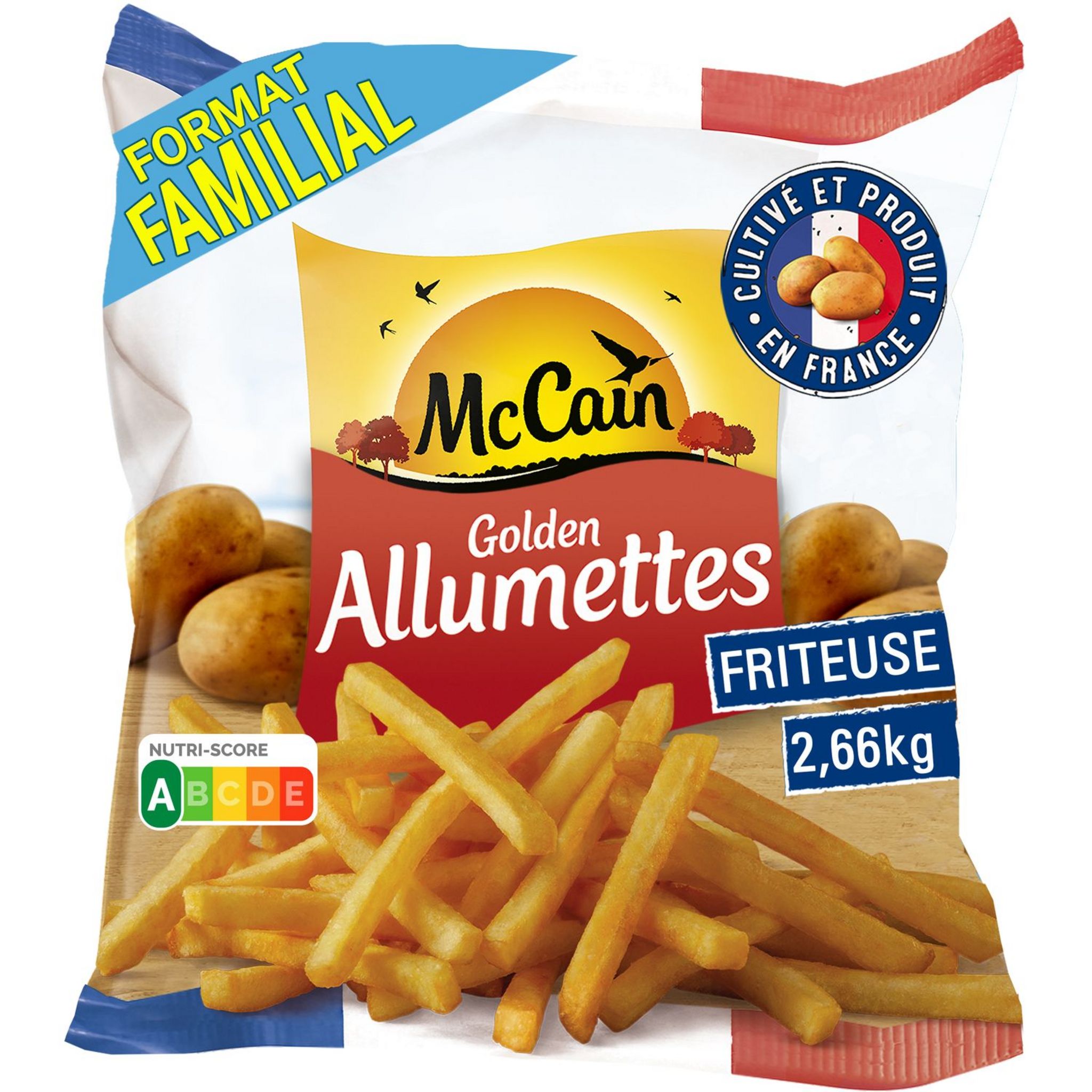 MCCAIN Frites golden allumettes 2.66kg pas cher - Auchan.fr