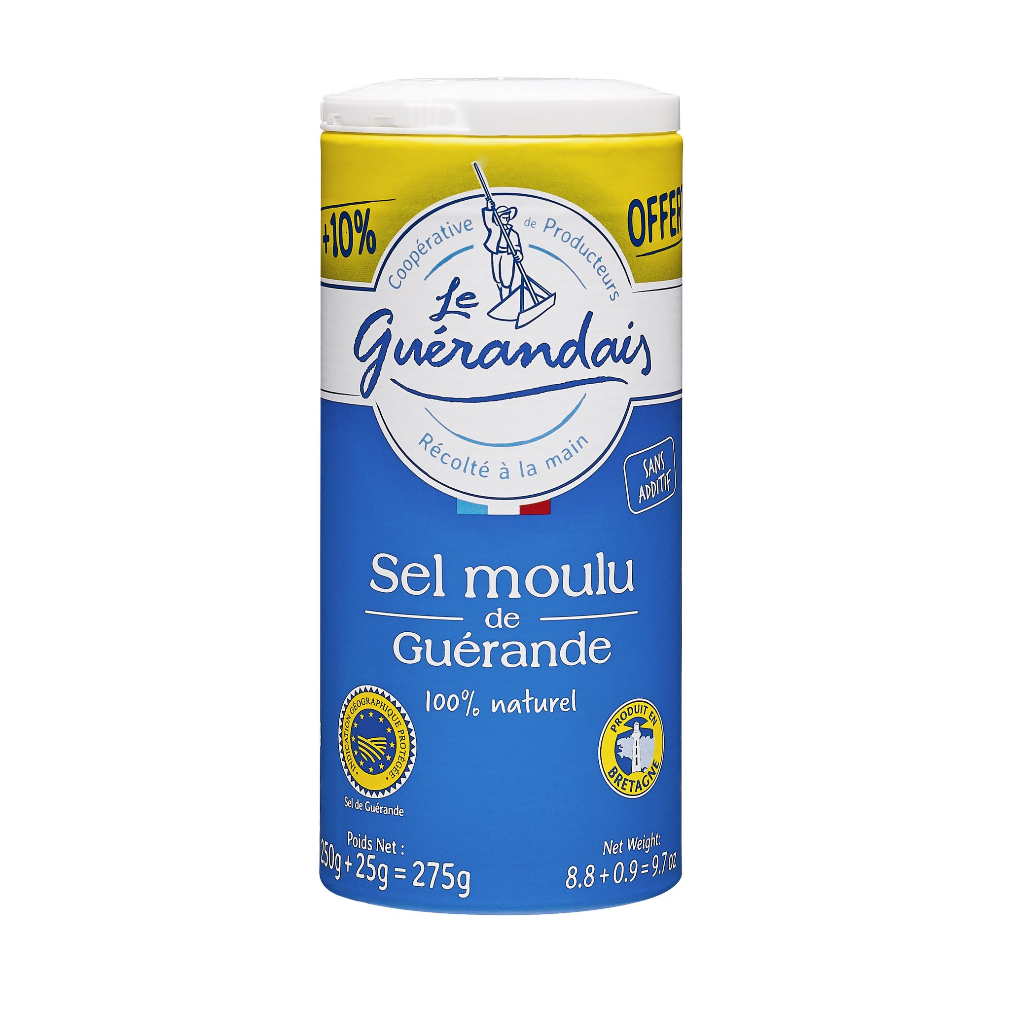 LE GUERANDAIS Sel moulu de Guérande IGP 250g + 25g offerts 275g pas ...