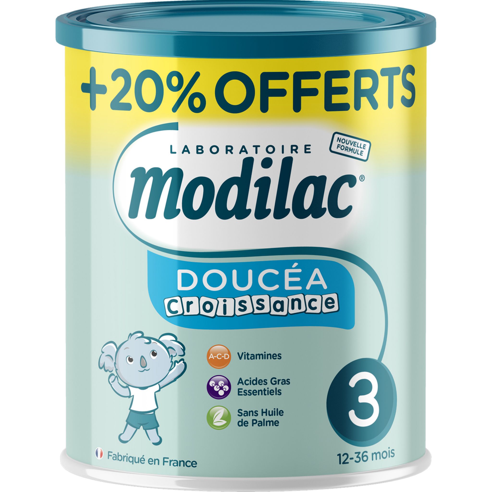 MODILAC Doucéa 3 lait de croissance en poudre de 12 mois + 20% offert ...