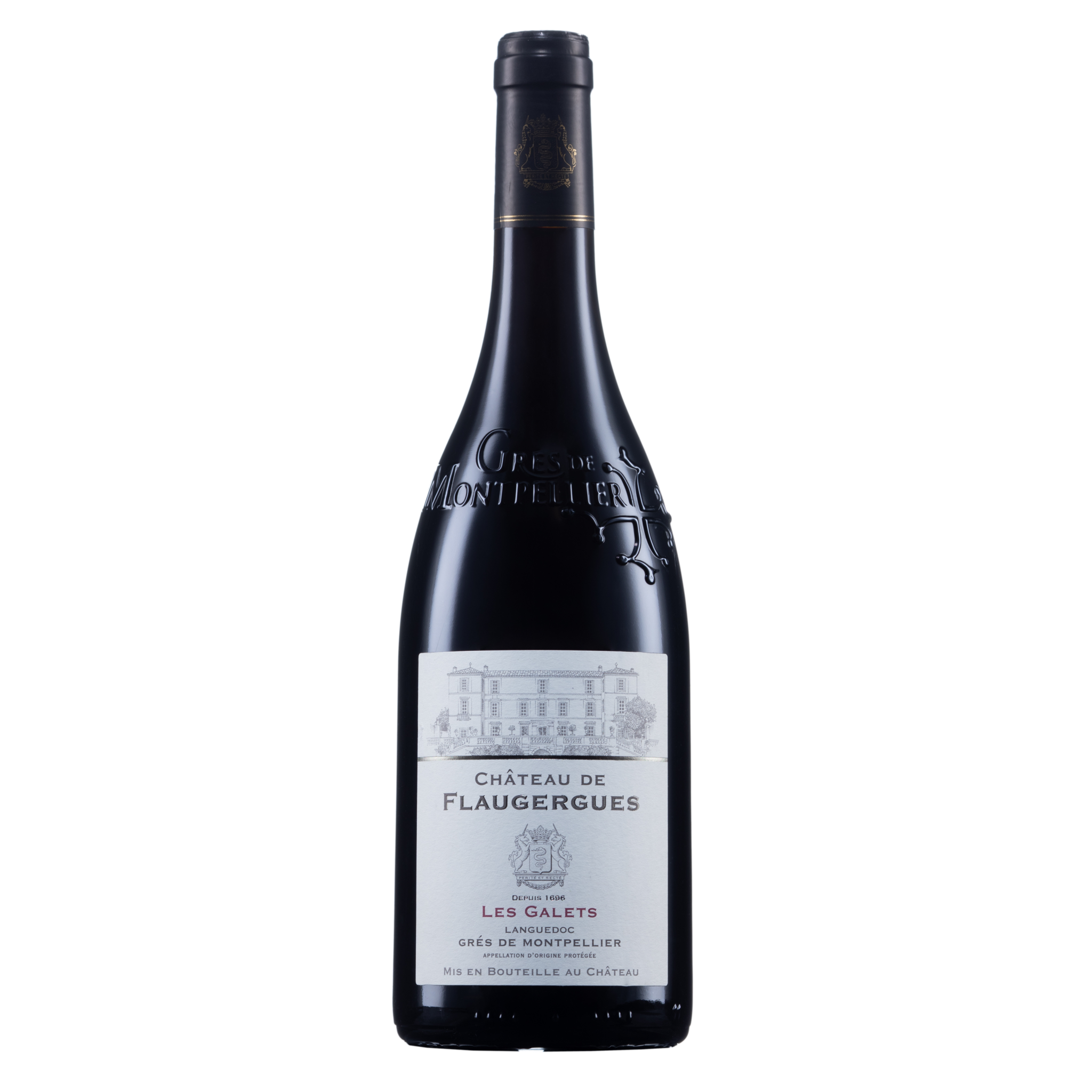 Vin rouge AOP Languedoc Grès de Montpellier Château de Flaugergues Les ...