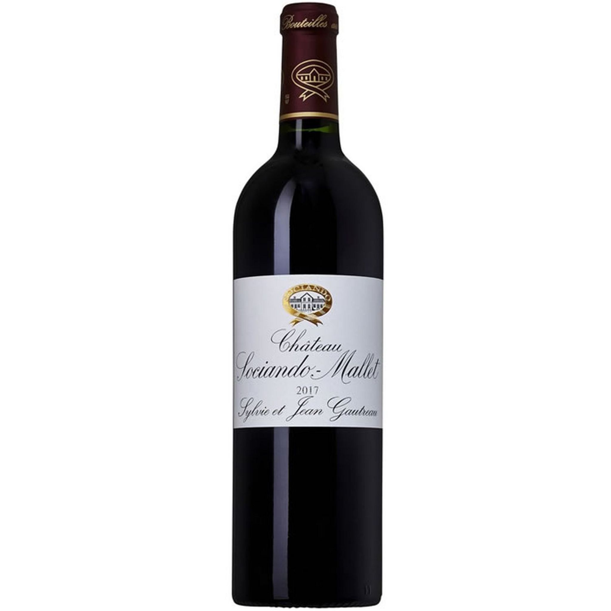 Vin rouge AOP Haut-Médoc Château Sociando-Mallet 2017 75cl pas cher ...