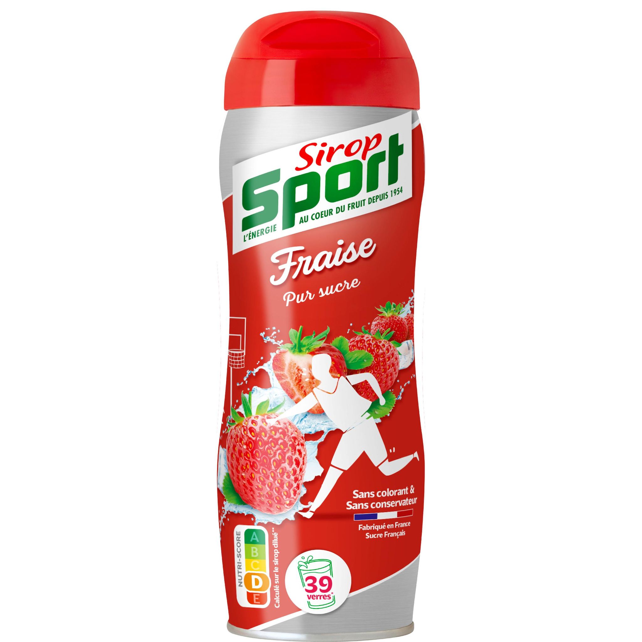 SIROP SPORT Sirop de fraise 60cl pas cher - Auchan.fr