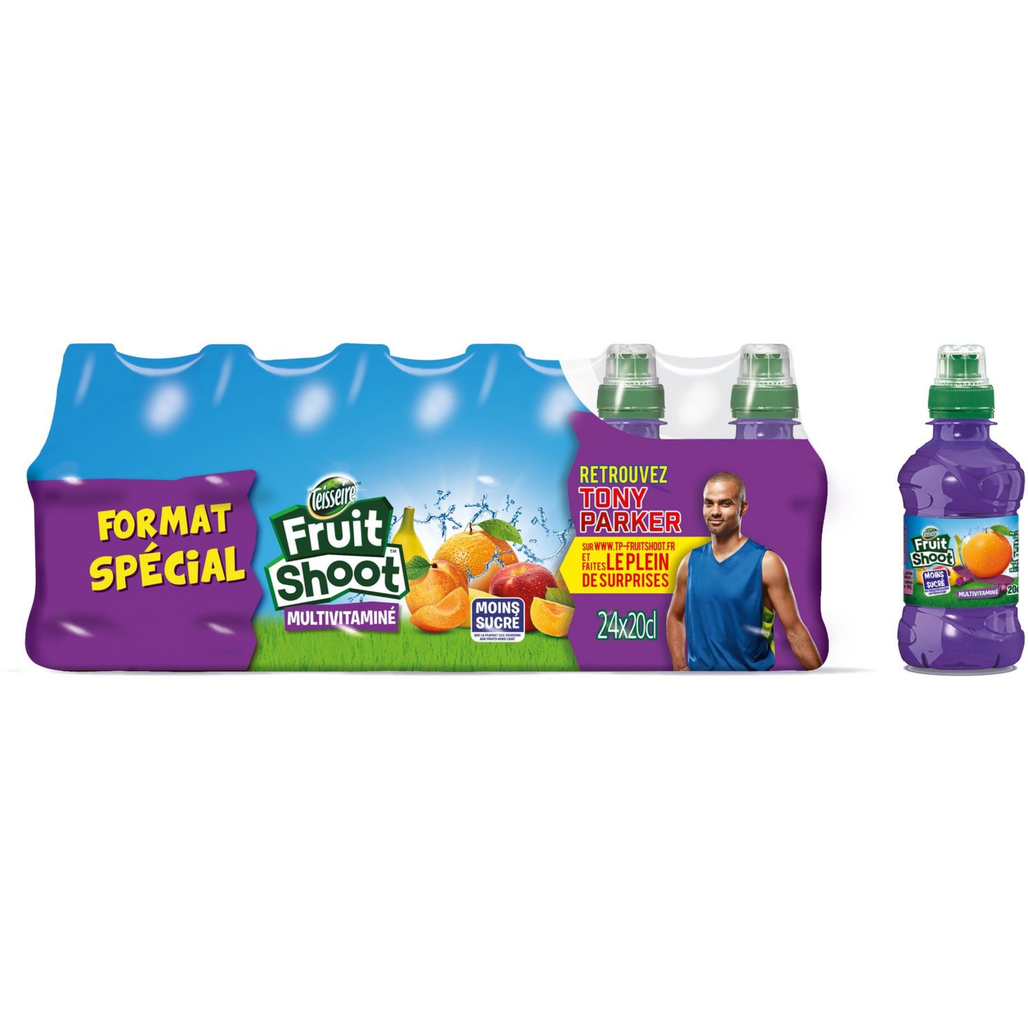 TEISSEIRE Boissons Fruit Shoot au jus de fruit multivitaminé bteilles ...