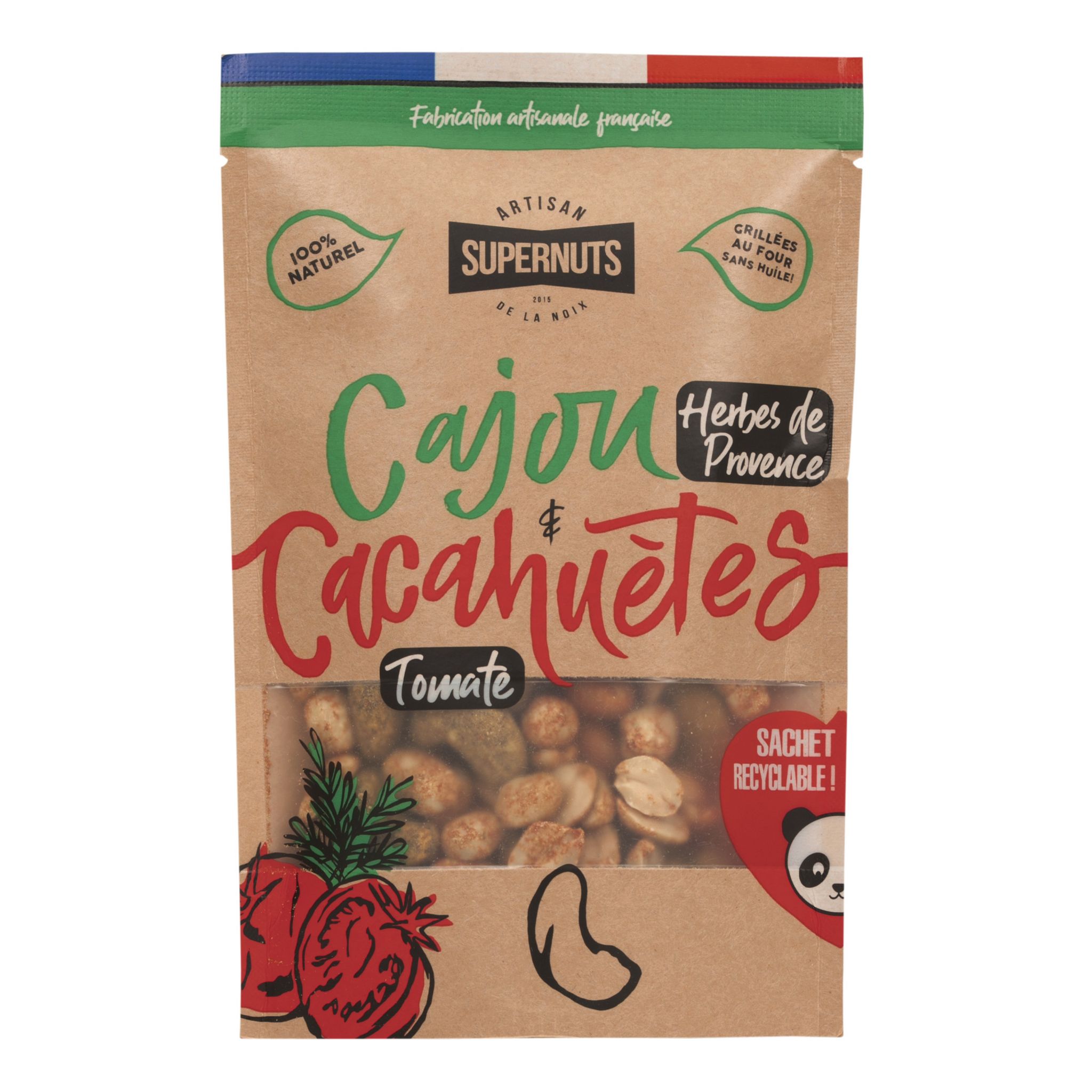 SUPERNUTS Mélanges noix de cajou herbes de Provence et cacahuètes ...