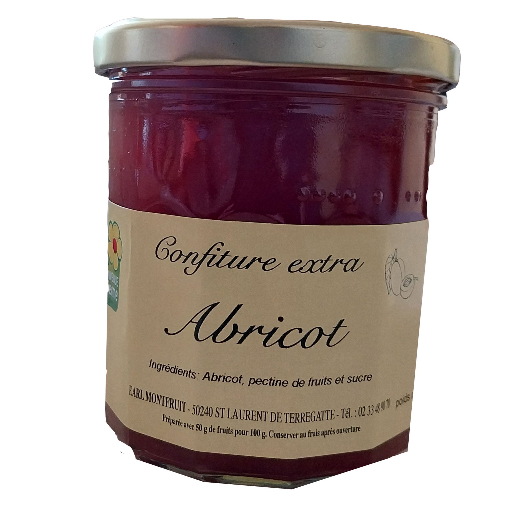 MONTFRUIT Confiture extra à l'abricot 360g pas cher - Auchan.fr