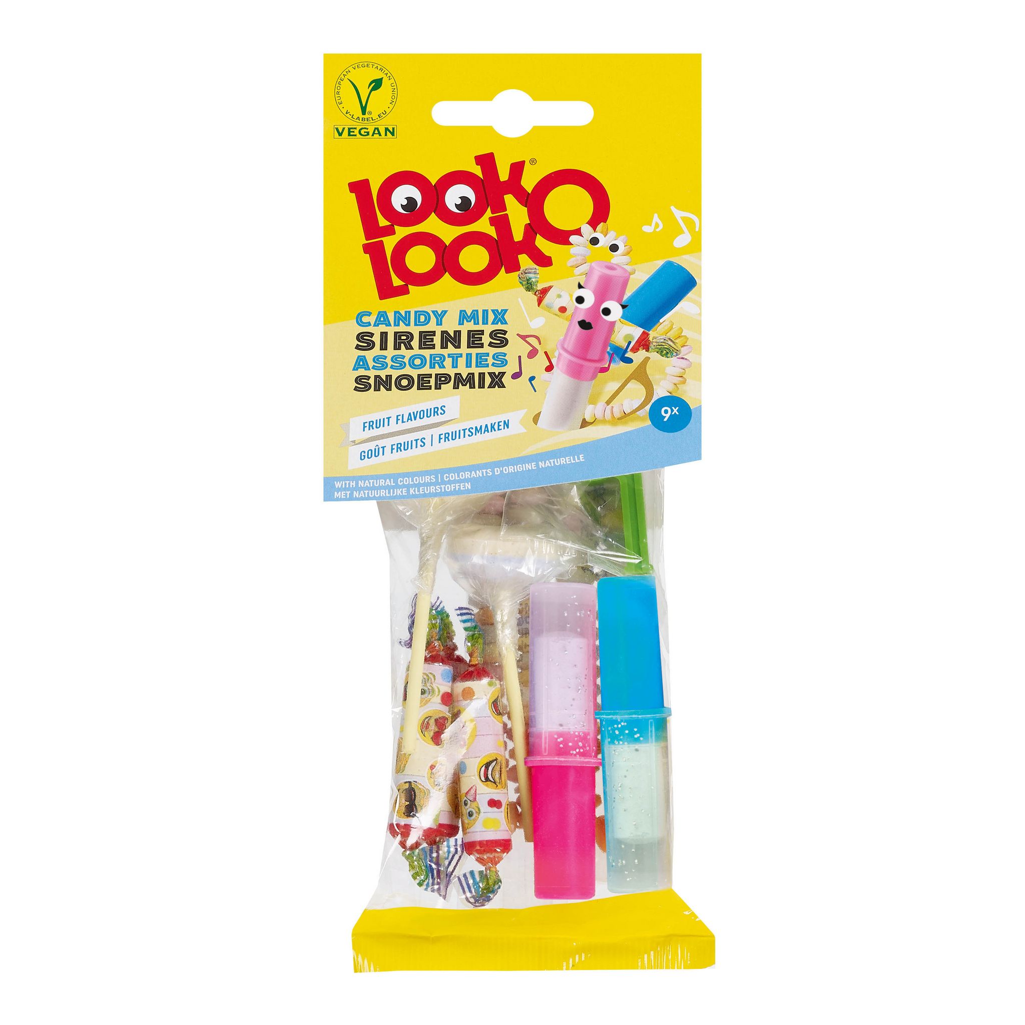 LOOK O LOOK Assortiment de bonbons sirènes goût fruits 9 pièces 75g pas ...