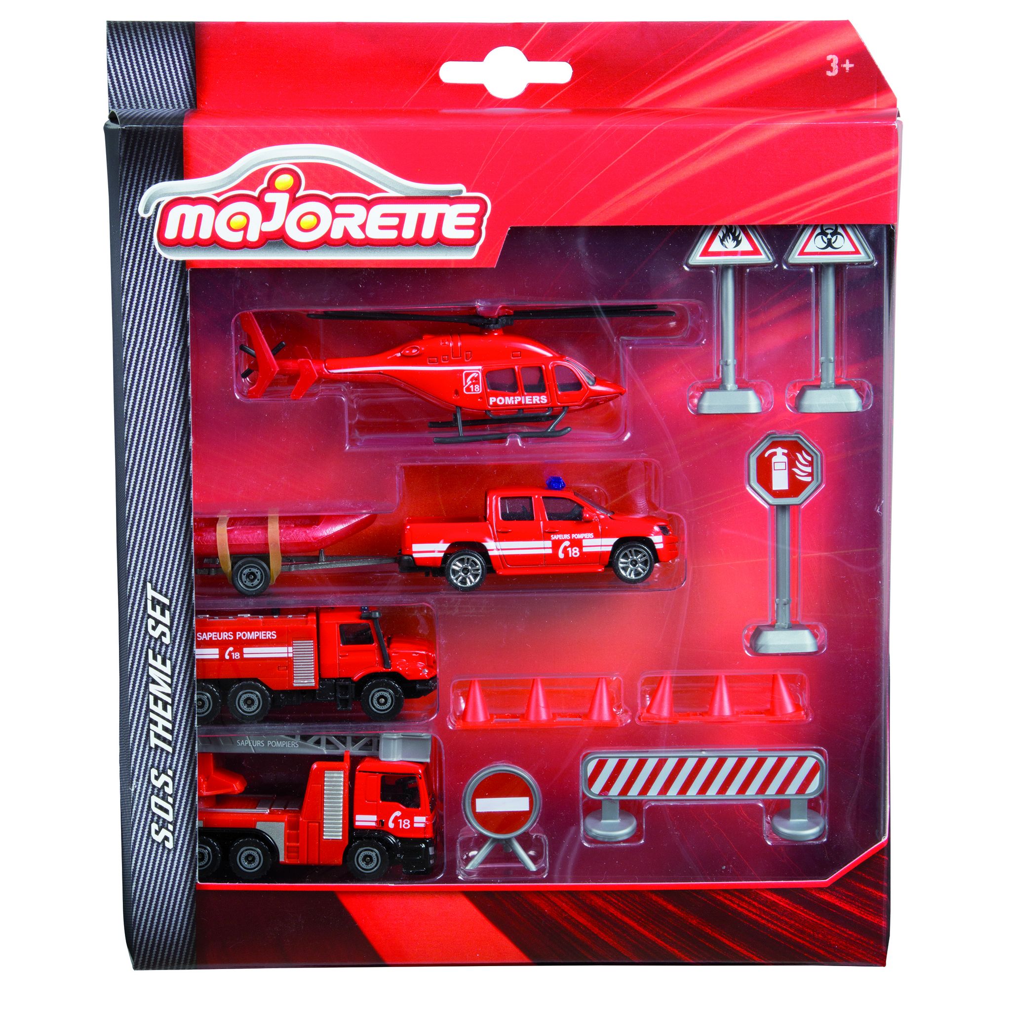 SMOBY Véhicules Majorette SOS Play et Secours pas cher - Auchan.fr