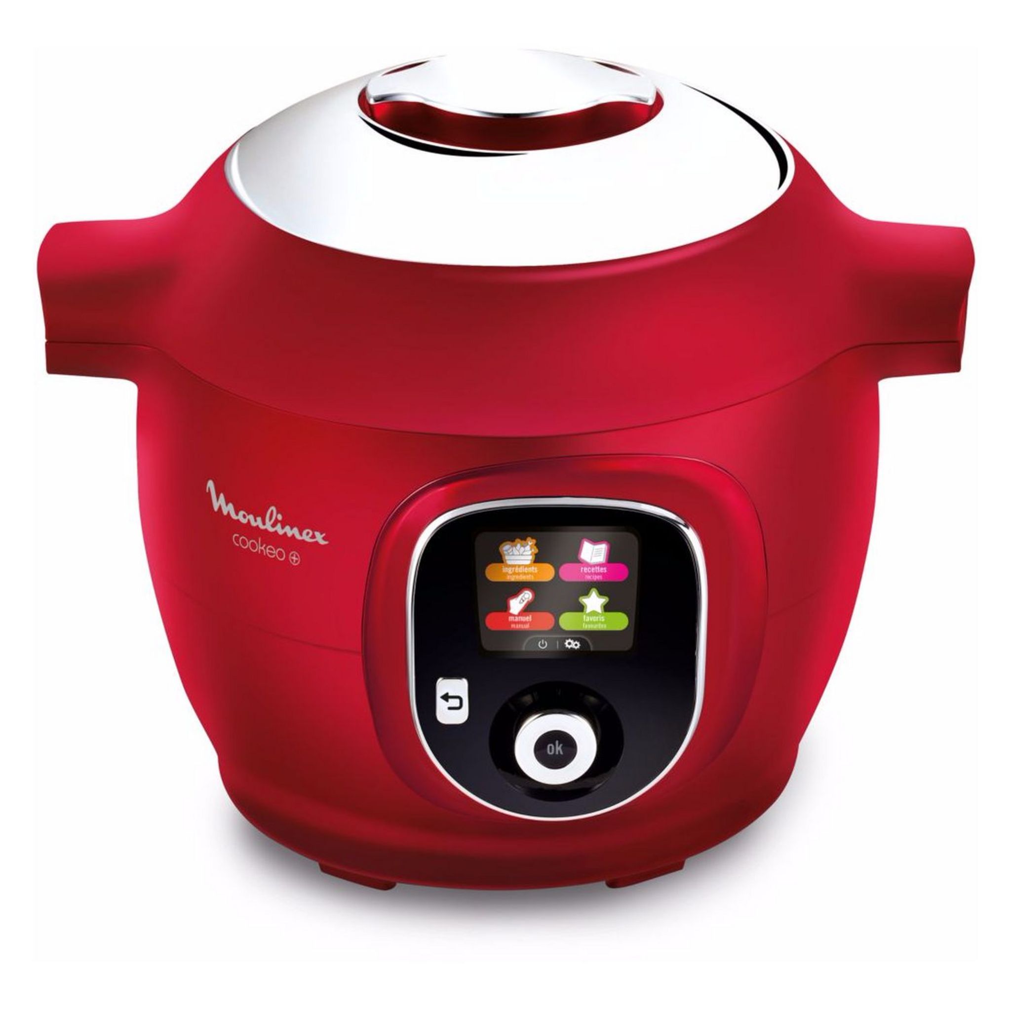 MOULINEX Multicuiseur intelligent COOKEO Rouge 180 recettes - CE85A10 ...