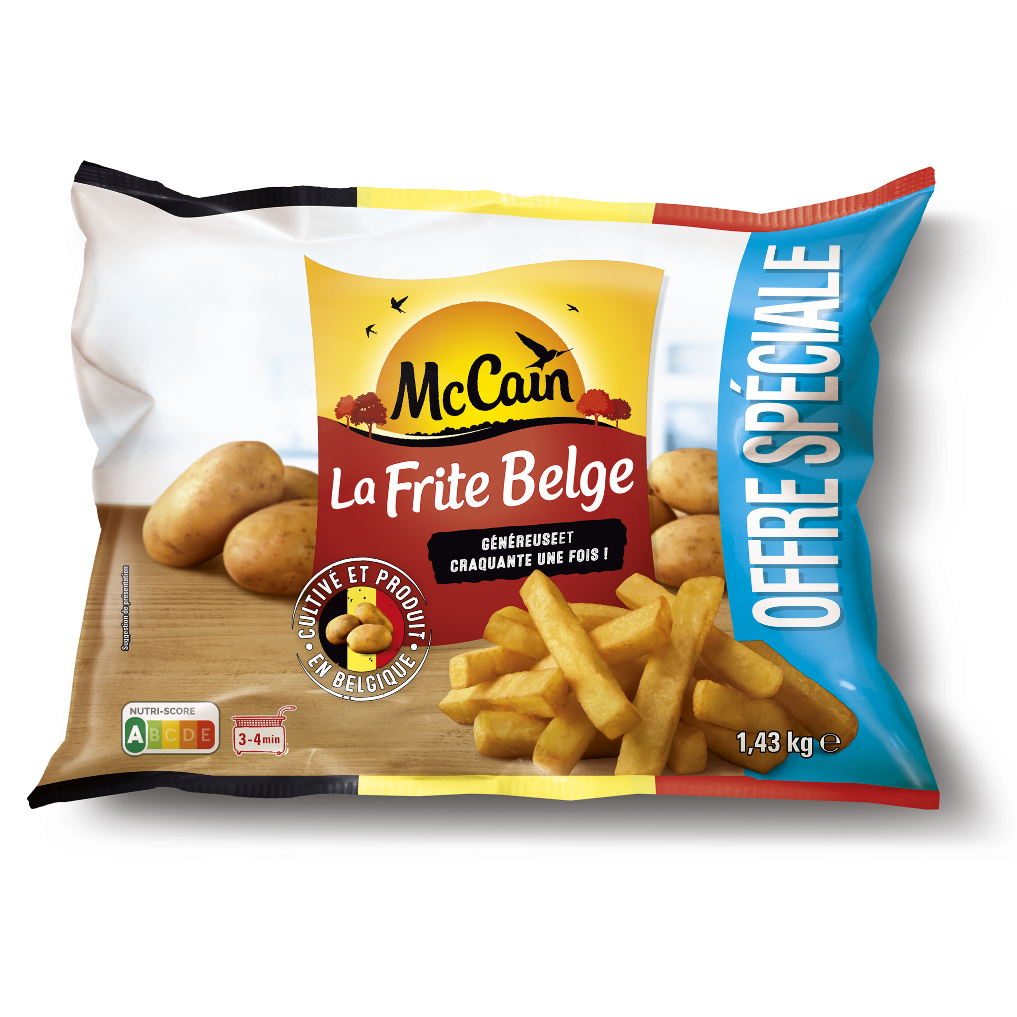 MCCAIN La frite Belge 1.430kg pas cher - Auchan.fr