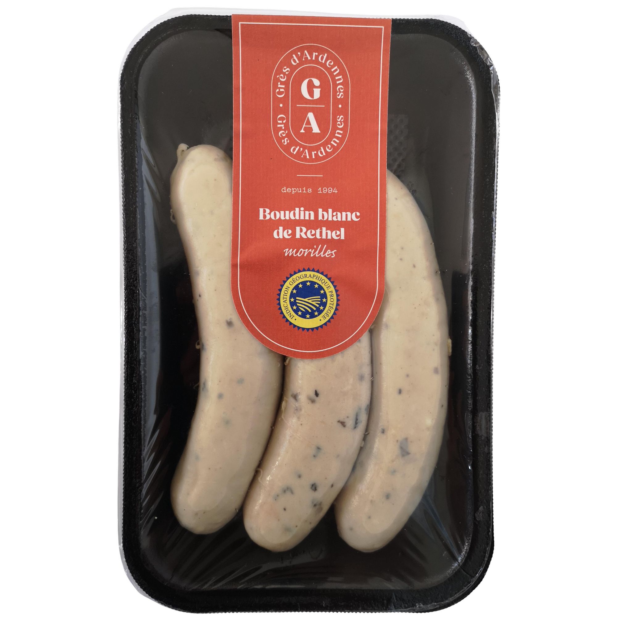RETHEL CHARCUTERIE Boudin blanc de Rethel IGP aux morilles 3 pièces ...