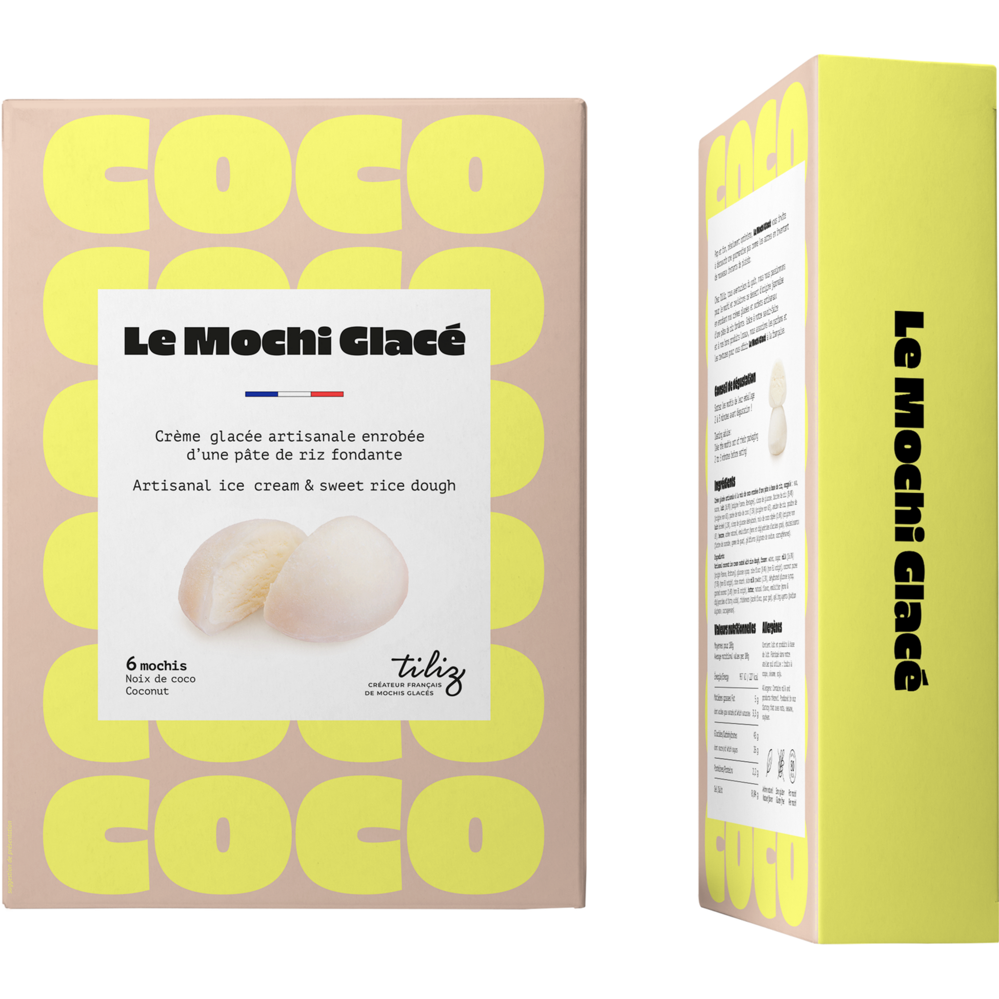 COCO Mochi glacé saveur noix de coco 210g pas cher - Auchan.fr