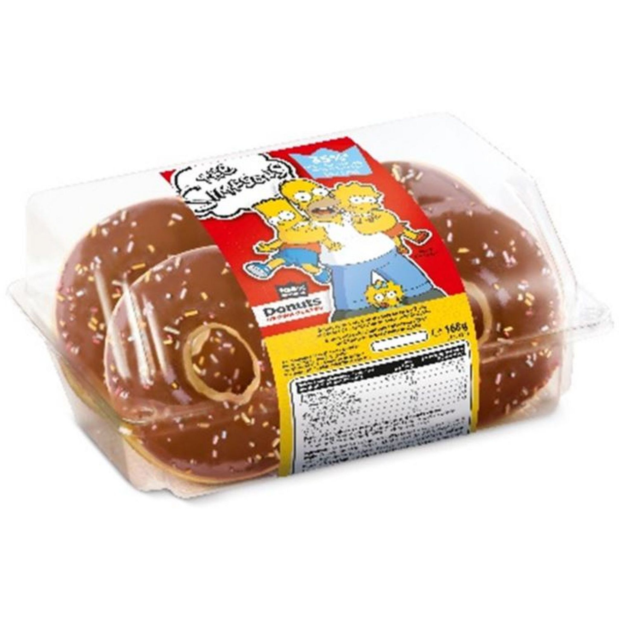 THE SIMPSONS Donuts brown blister 4 donuts 168g pas cher - Auchan.fr