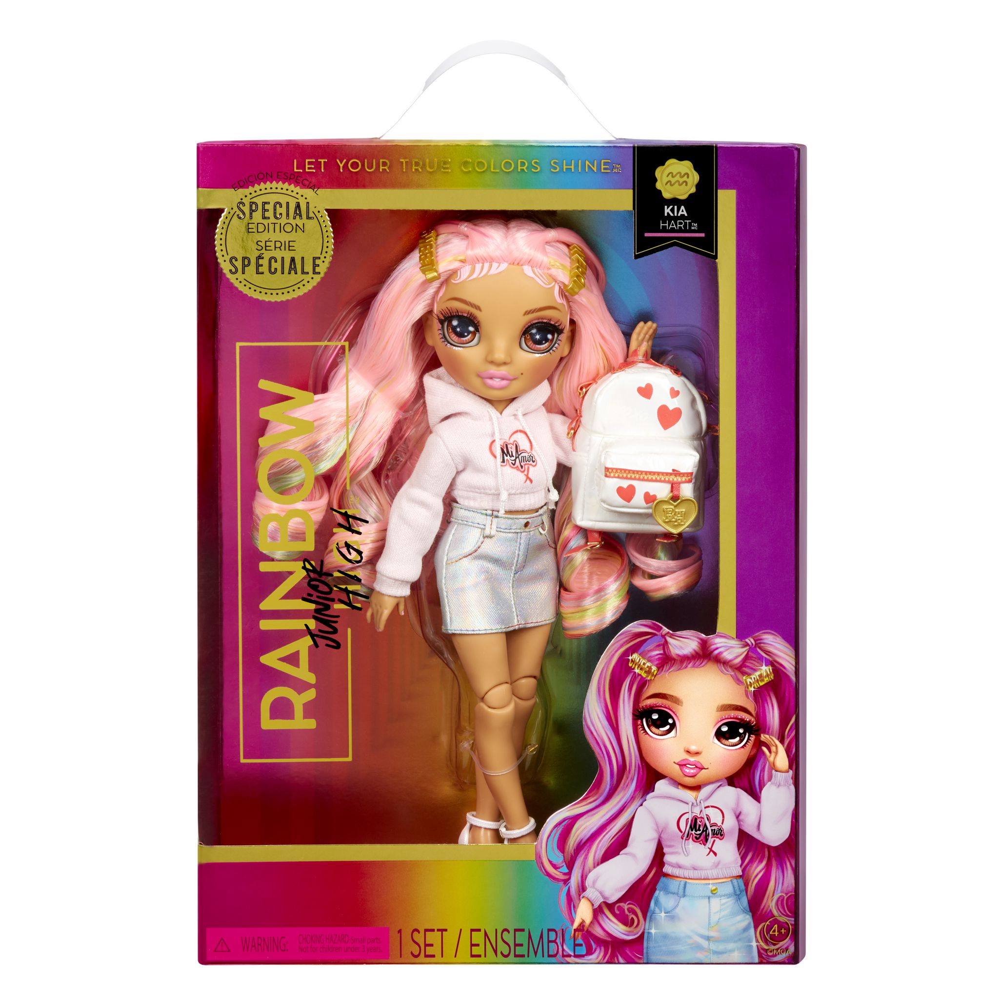 MGA Poupée Rainbow High Junior - Kia Rose pas cher - Auchan.fr