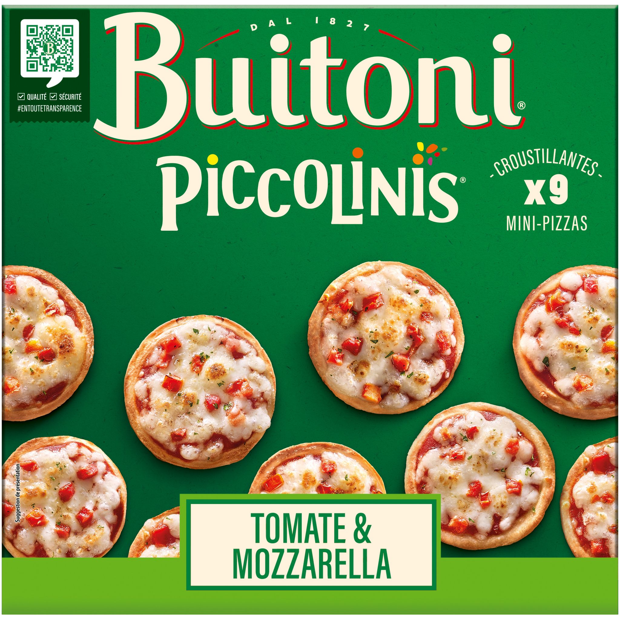 BUITONI Piccolinis tomate et mozzarella 9 pièces 270g pas cher - Auchan.fr