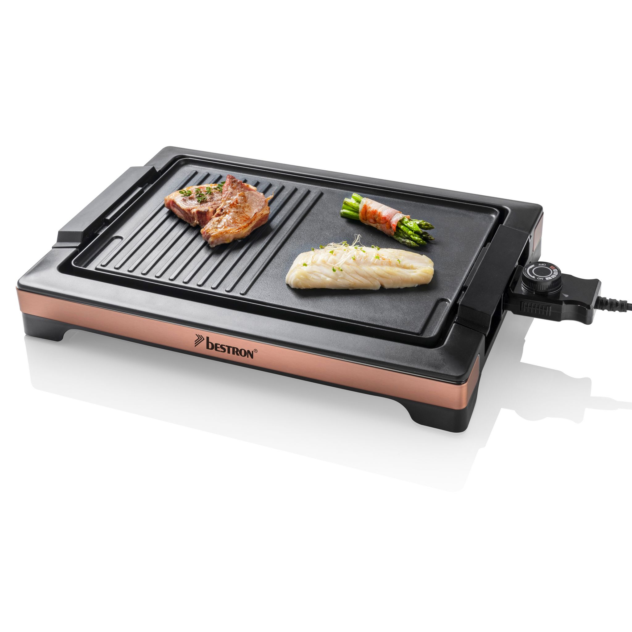 BESTRON Barbecue de table ABBQ2000CO - Cuivre pas cher - Auchan.fr