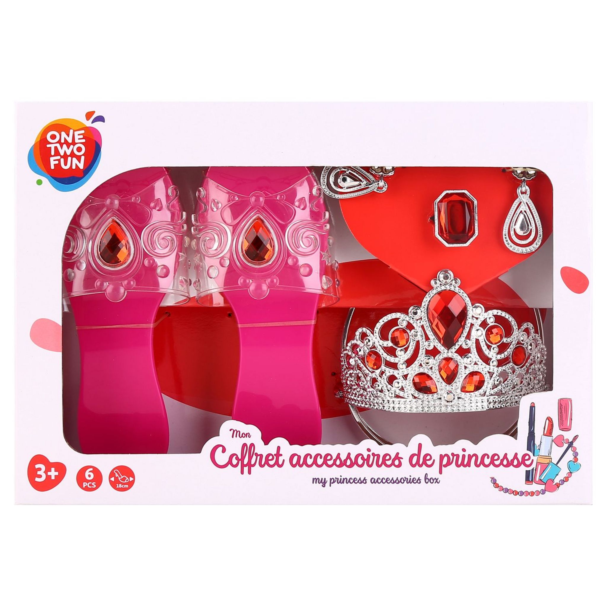 ONE TWO FUN Mon Coffret accessoires de Princesse pas cher - Auchan.fr