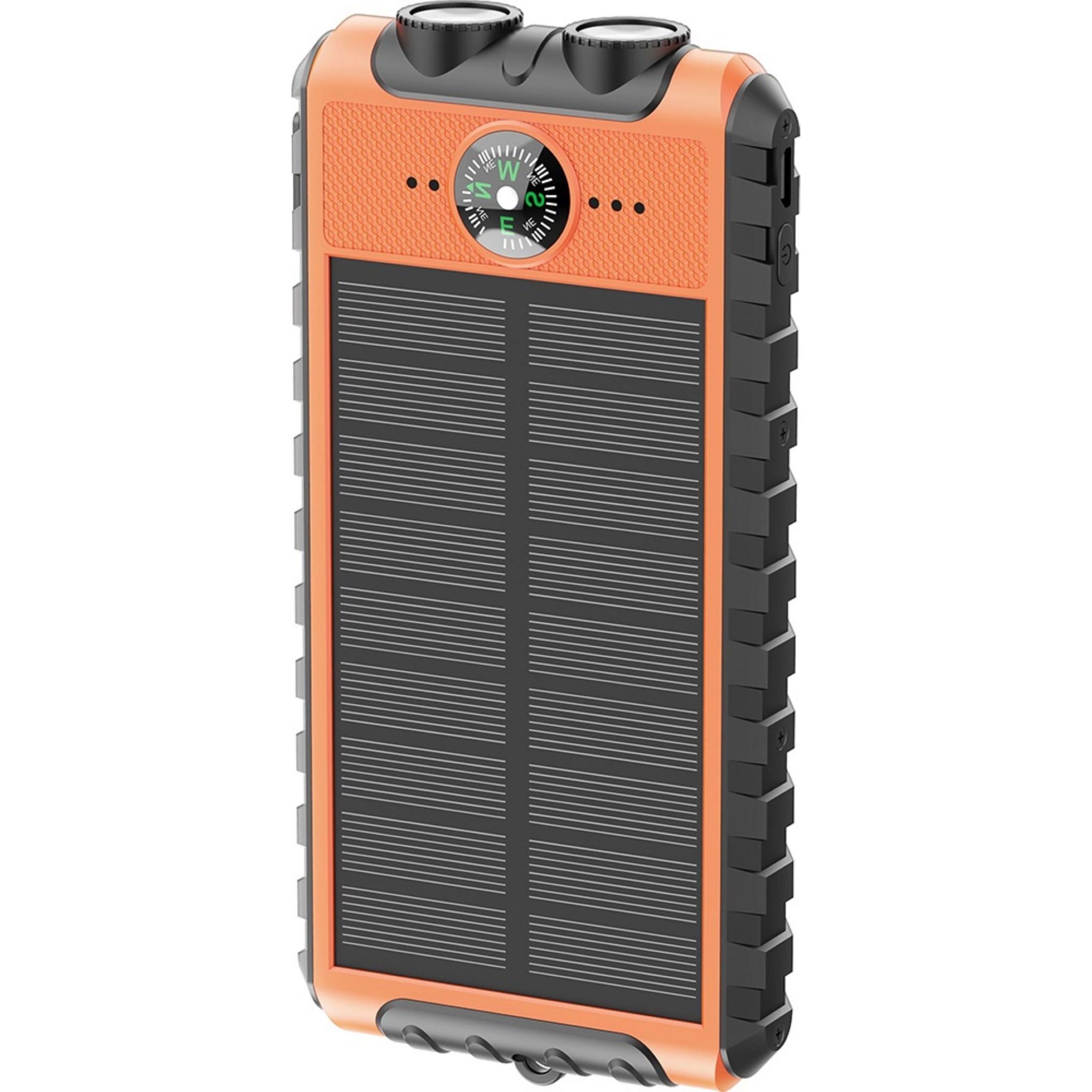 BIGBEN Batterie de secours solaire 10 000mAh - Orange et Noir pas cher ...