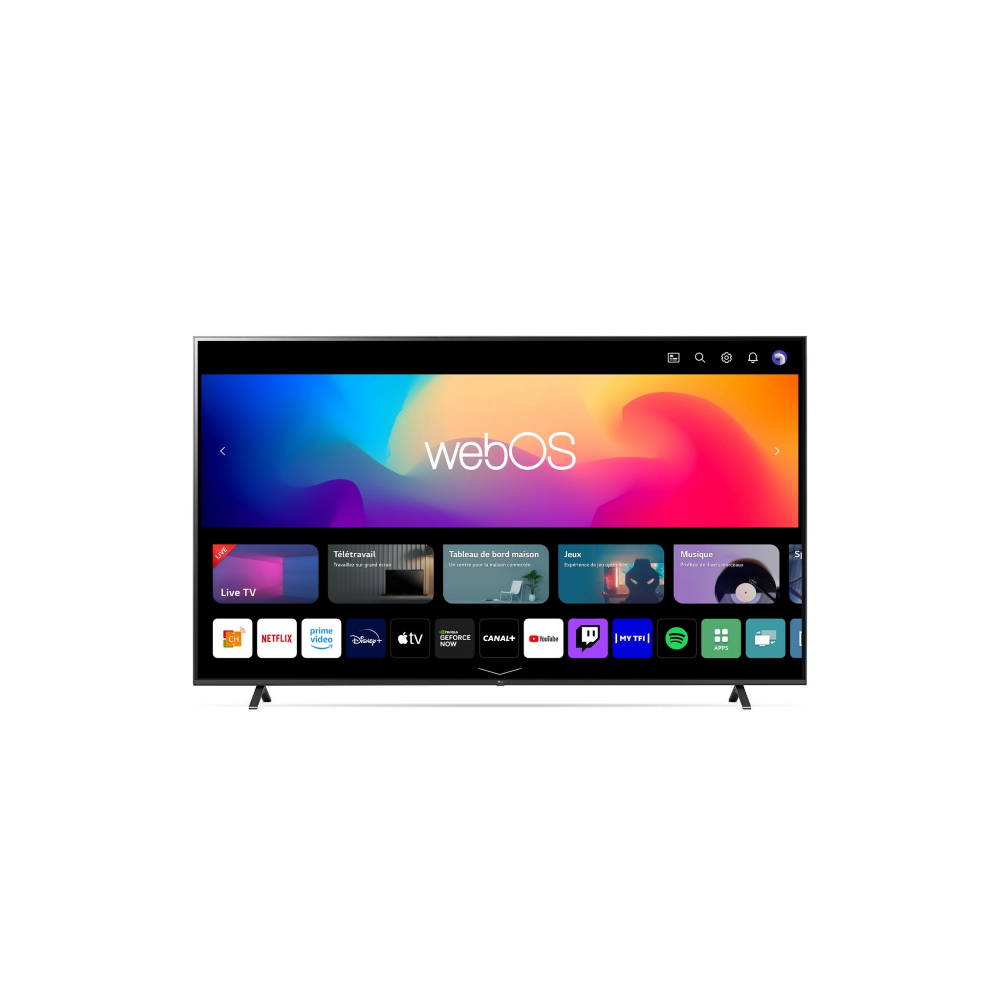 LG 86UR78006LB 2023 TV LCD 4K Ultra HD 217 cm SMART TV pas cher - Auchan.fr