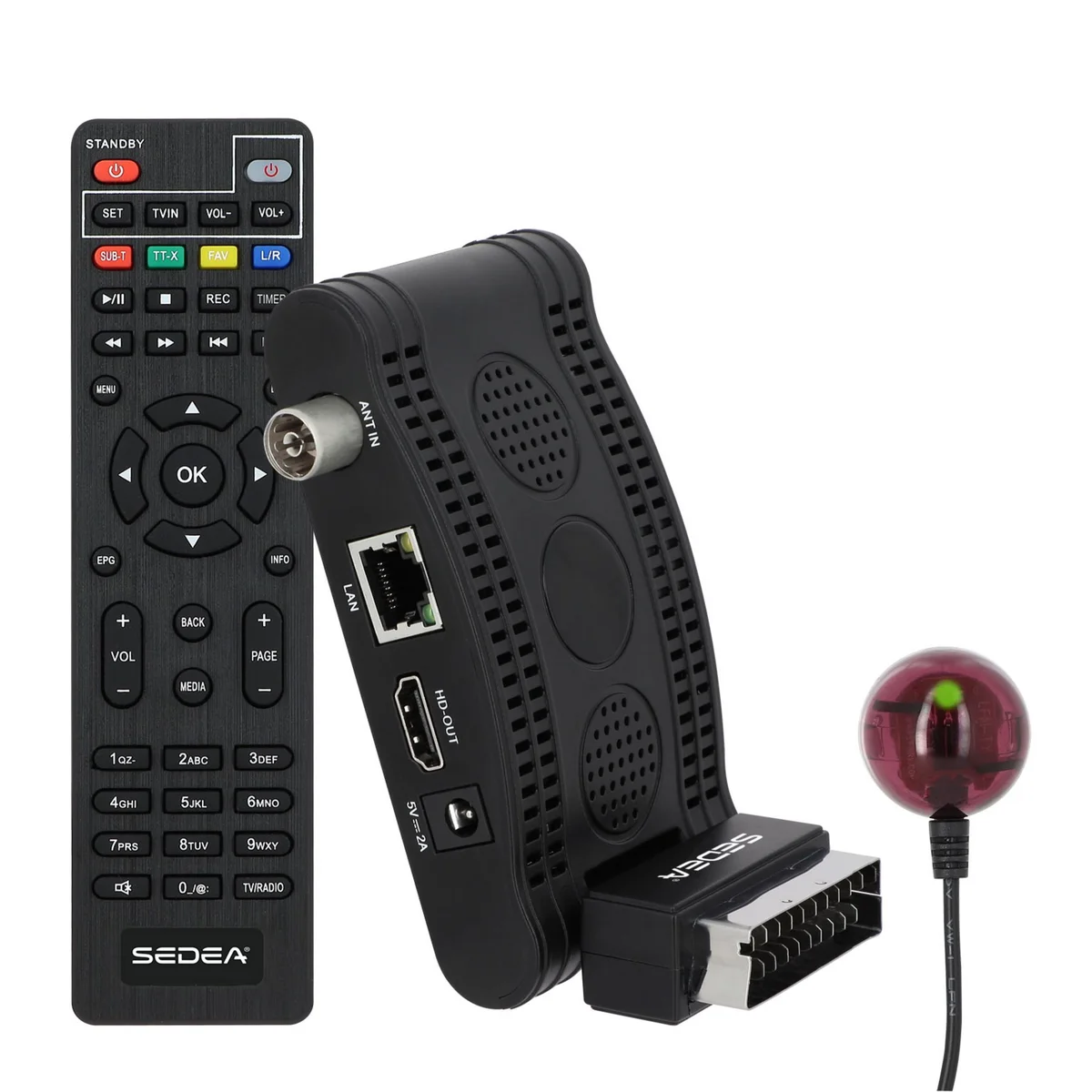 SEDEA Mini récepteur TNT SNT 360 HD - Noir pas cher - Auchan.fr