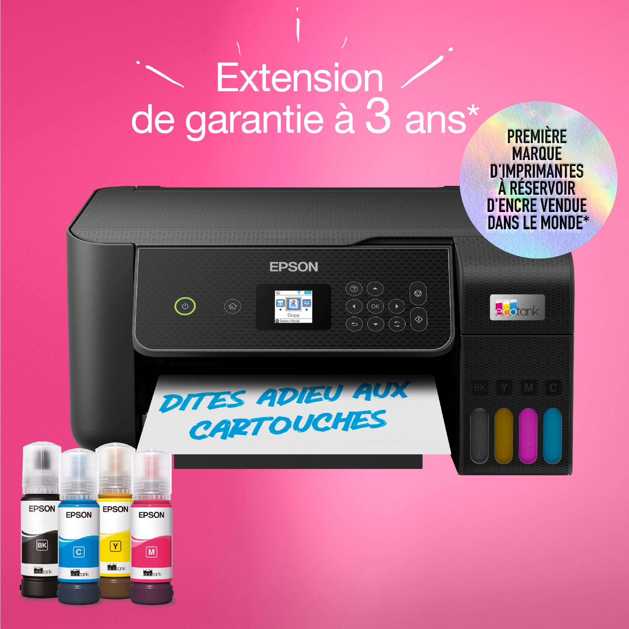 EPSON Imprimante jet d'encre EcoTank ET- 2871 pas cher - Auchan.fr