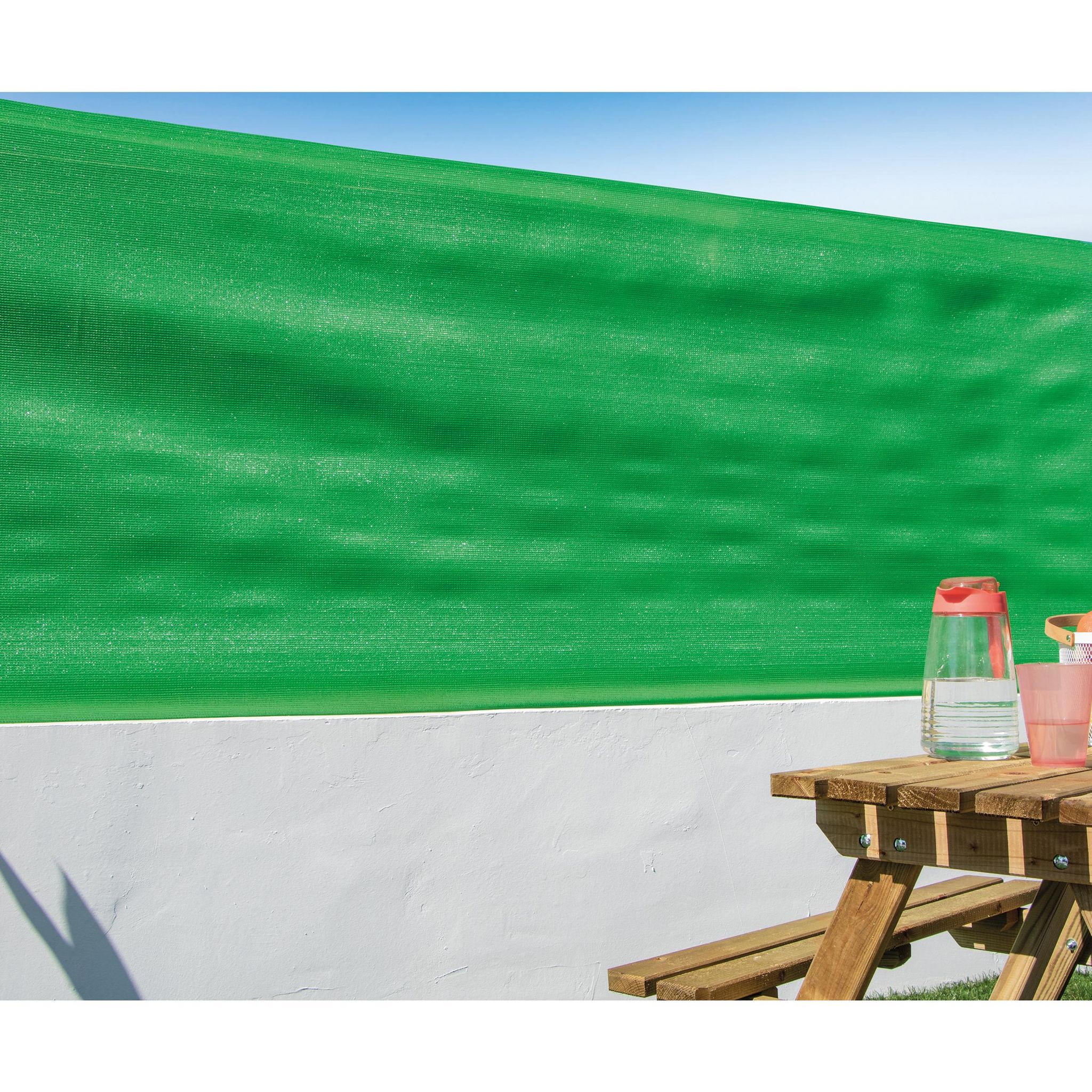 Brise vue 1,5x1 m x6 vert Recynet VE pas cher - Auchan.fr