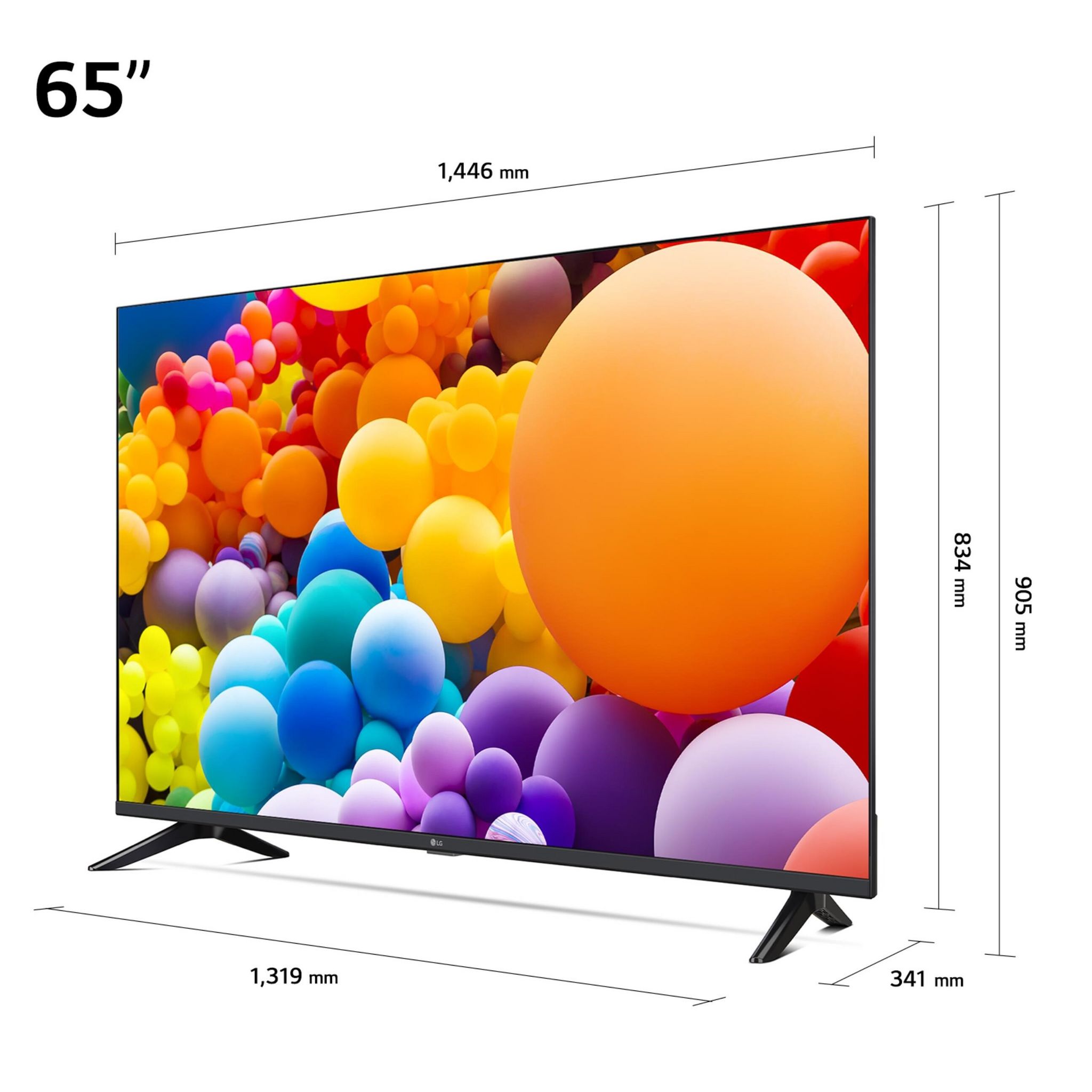 LG 65UT7300 2024 TV LED 4K Ultra HD 165 cm Smart TV pas cher - Auchan.fr