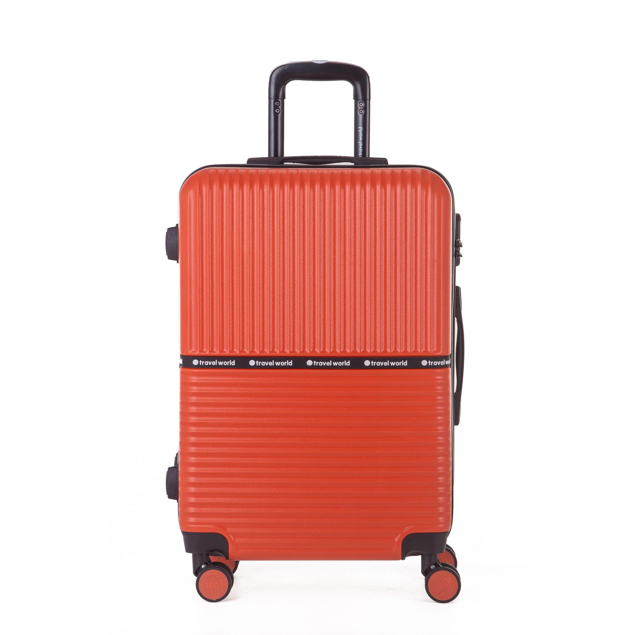 TRAVEL WORLD Valise rigide TRAVEL WORLD AXA 66 CM rouge pas cher ...