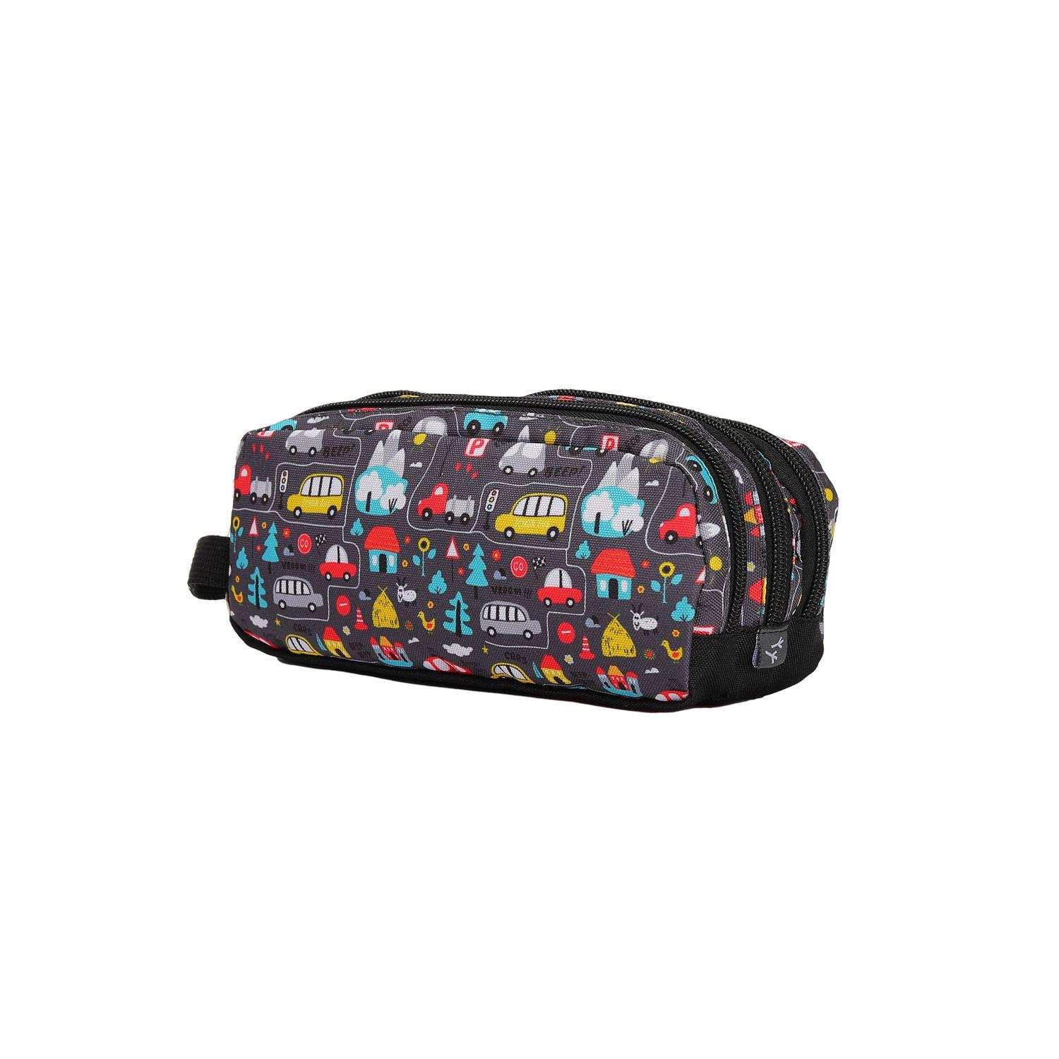 AUCHAN Trousse rectangulaire imprimé Bleu clair pas cher - Auchan.fr