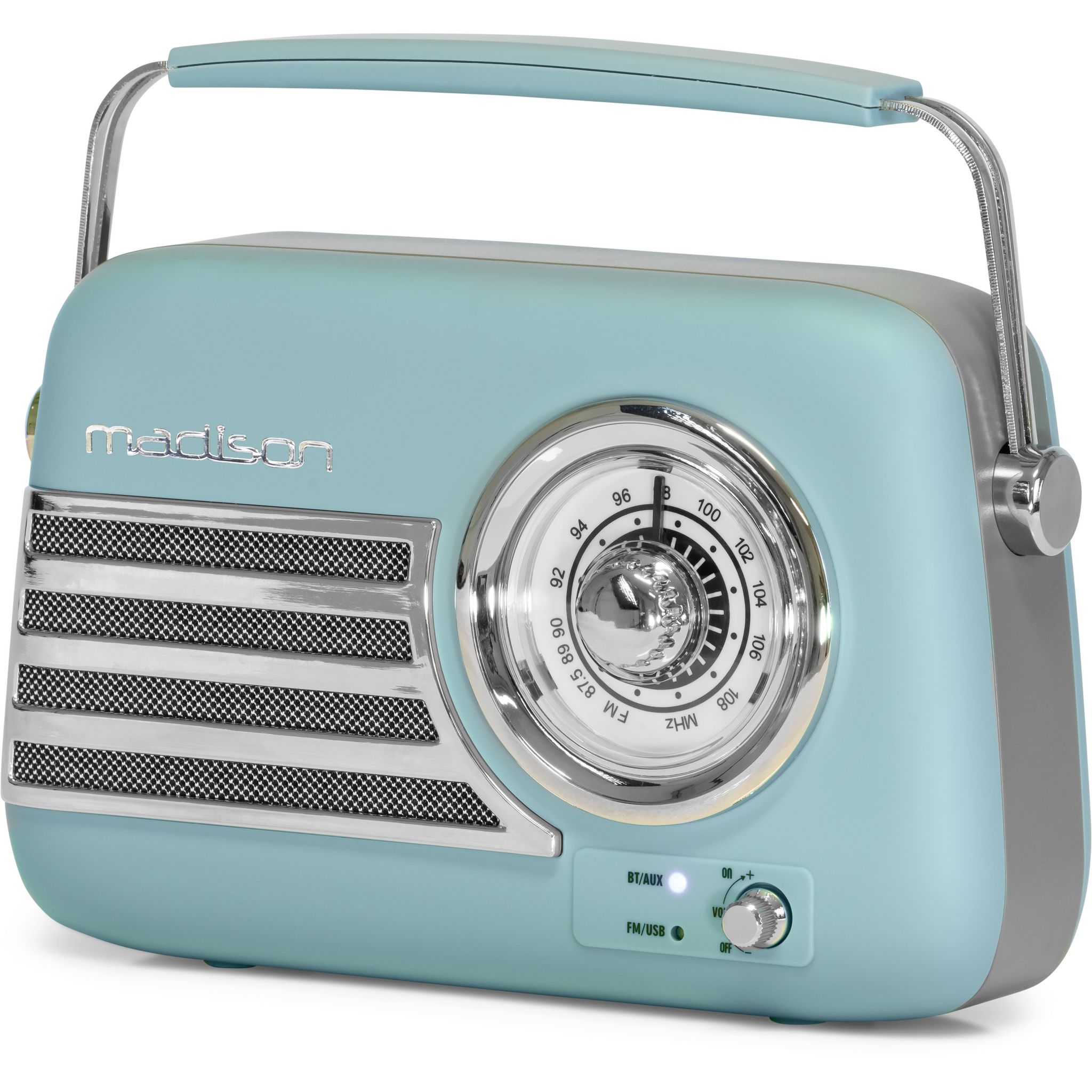 LOTRONIC Radio FM Madisson VR40 - Bleu mat pas cher - Auchan.fr