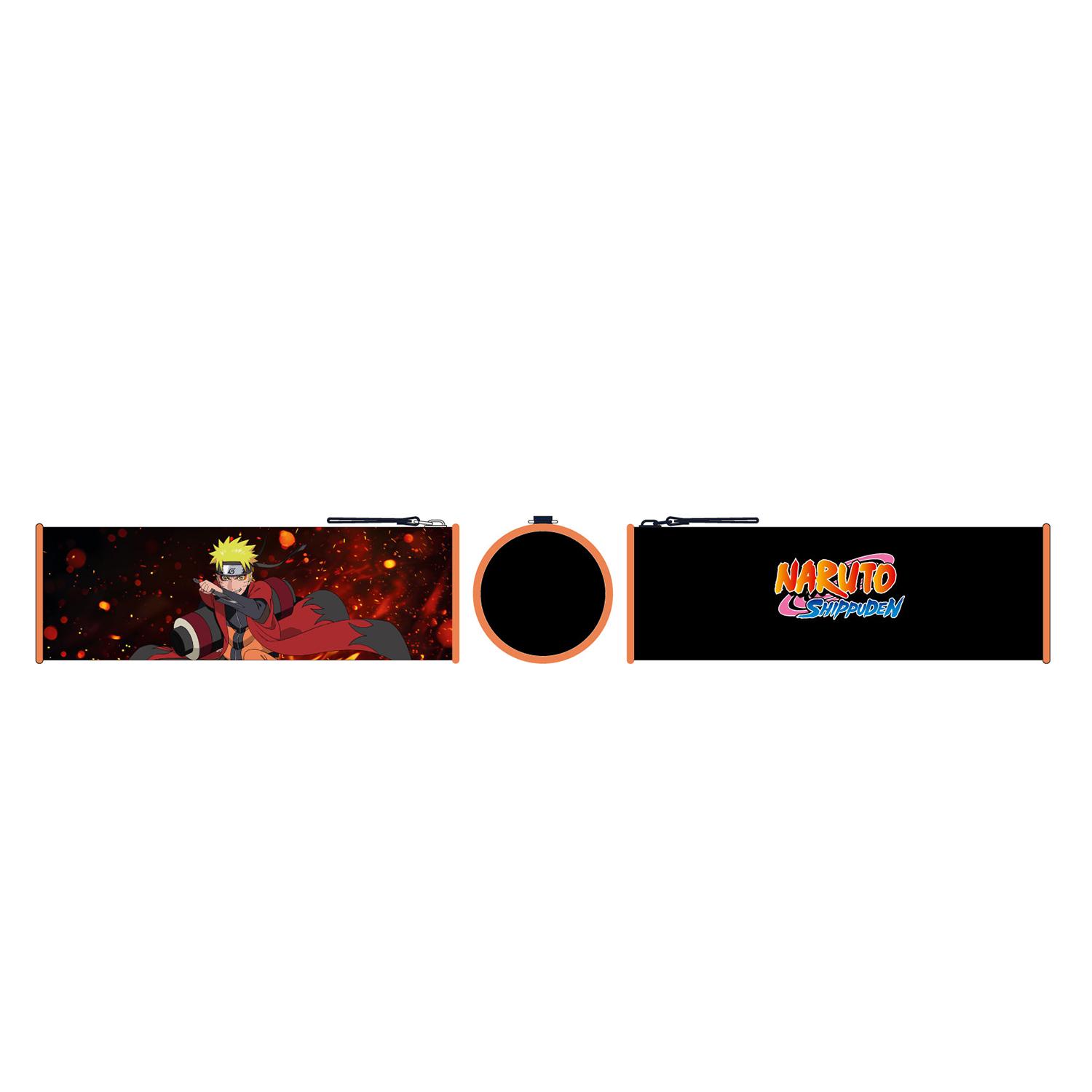 LA PLUME DORÉE Trousse ronde Naruto Shippuden - ?Noir pas cher - Auchan.fr