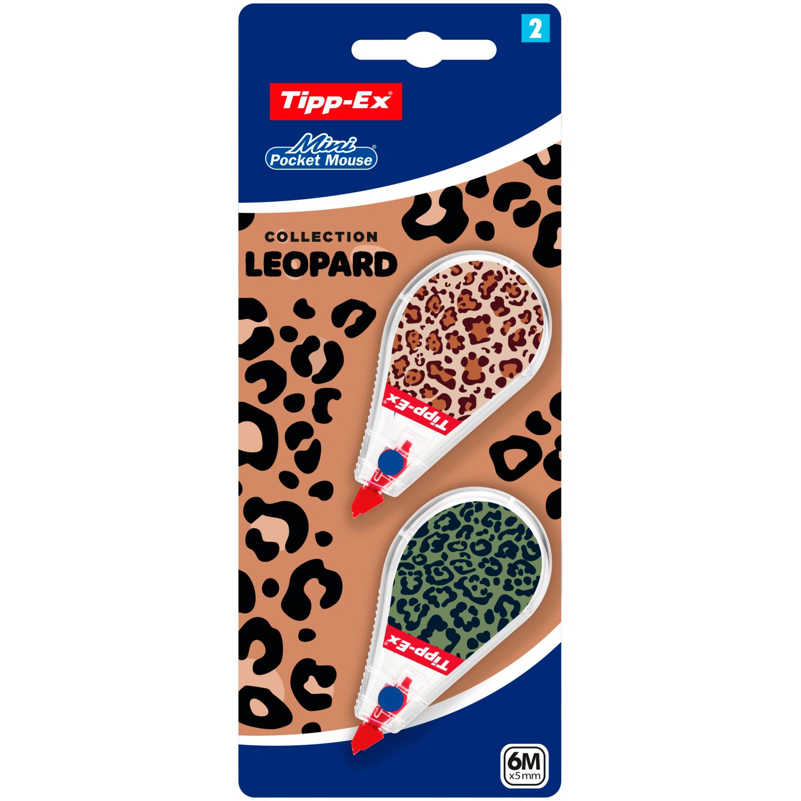 BIC Correcteurs x2 Mini Pocket Mouse Léopard pas cher - Auchan.fr