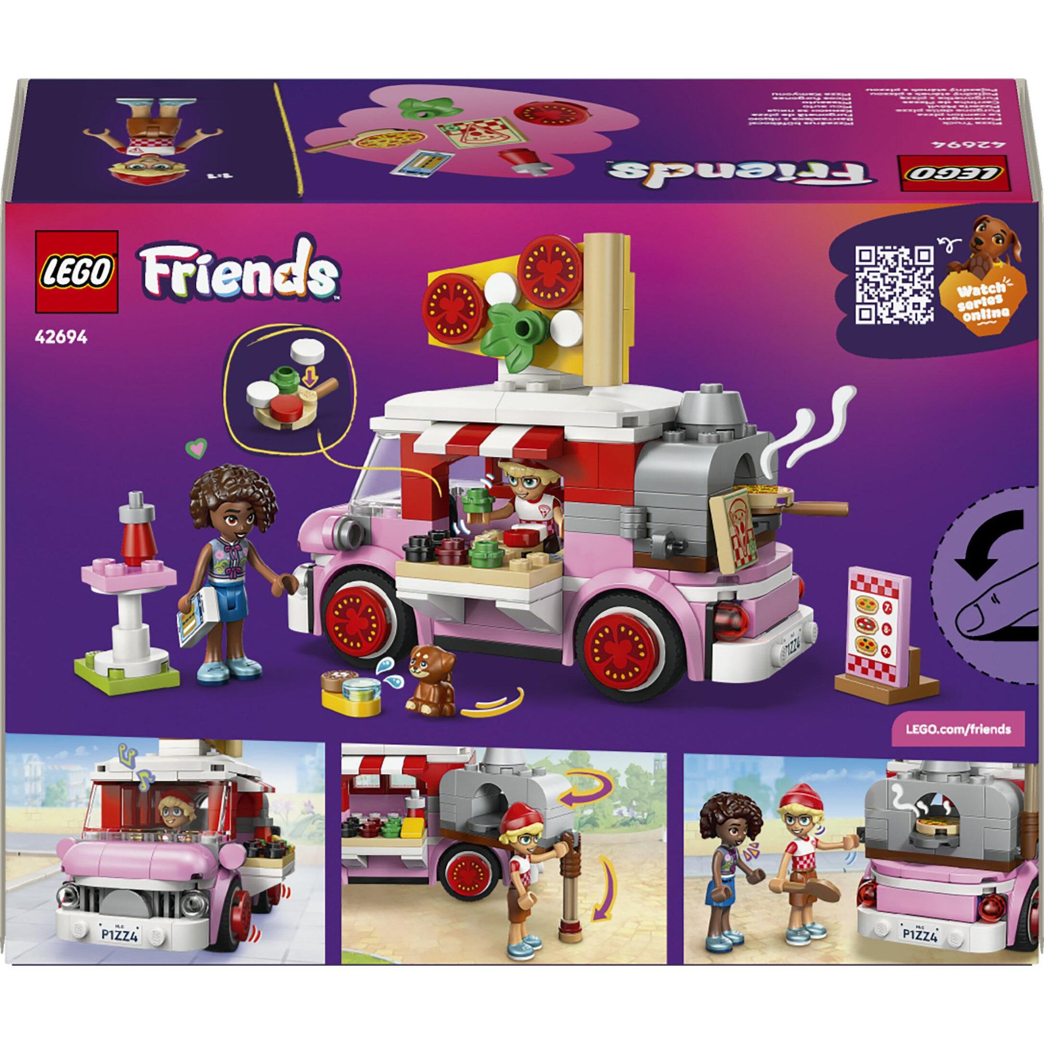 LEGO LEGO Friends 42694 Le Camion Pizza - Jeu de Construction dès 6 ans ...