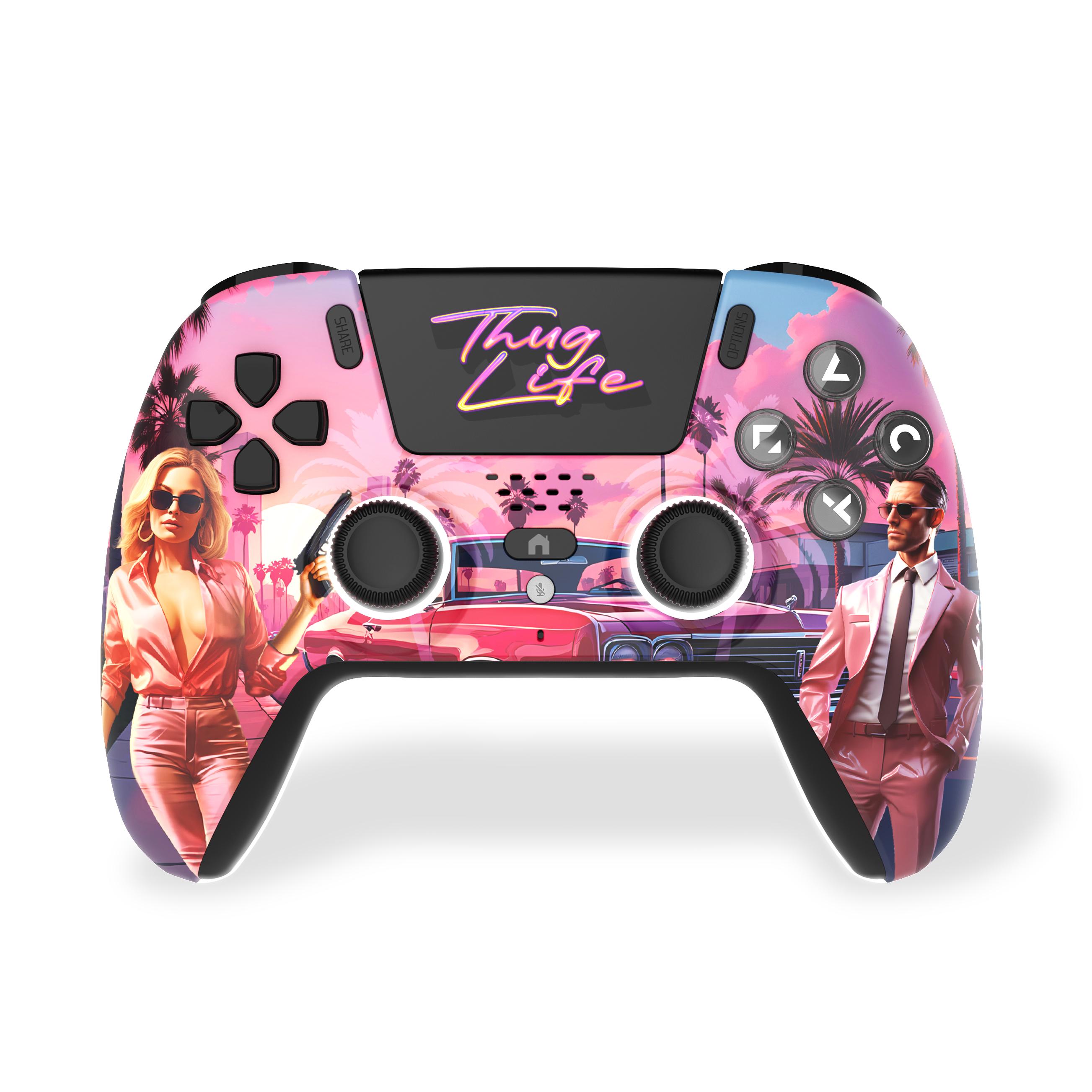 FREAKS & GEEKS Manette Bluetooth LED Thug Life PS5 pas cher - Auchan.fr