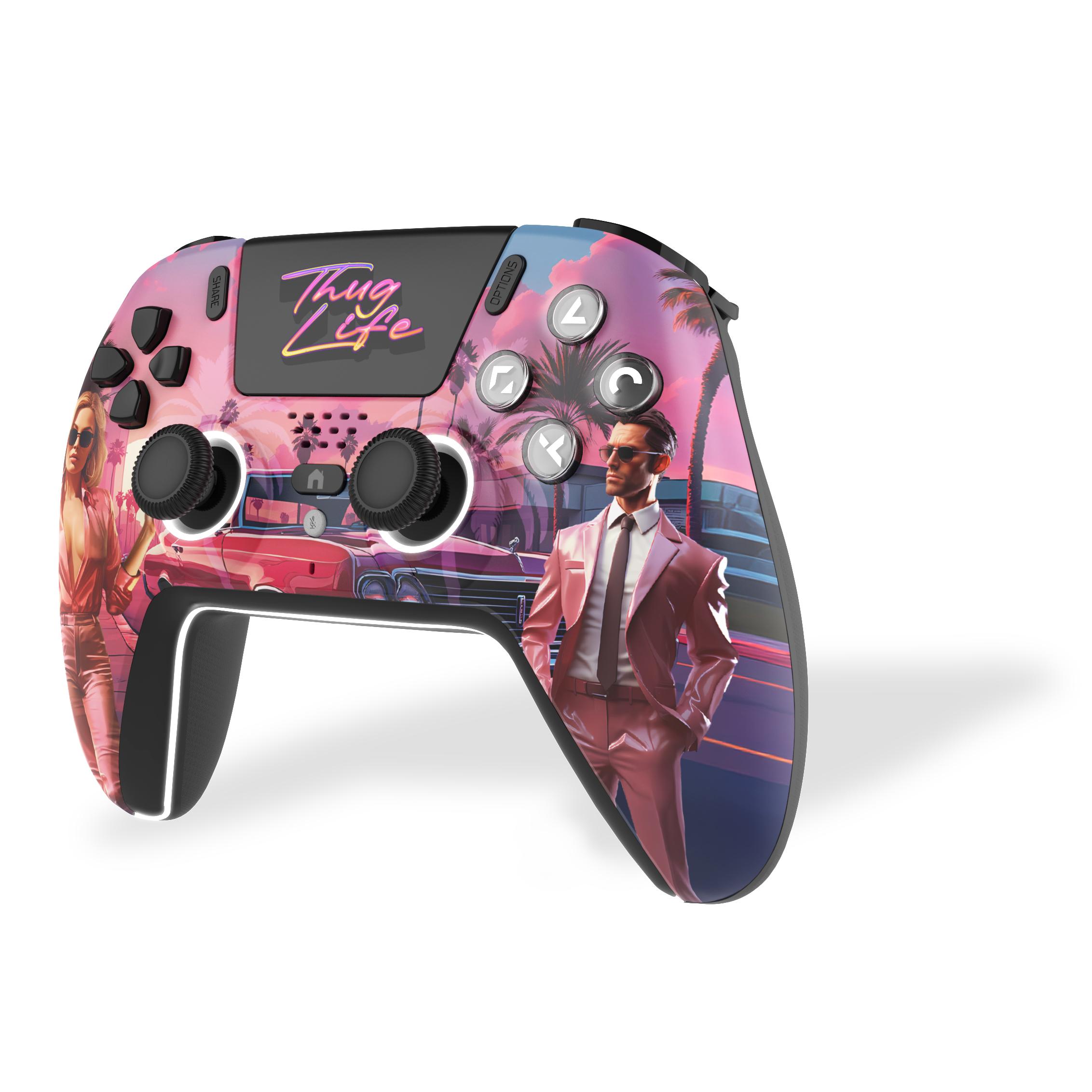 FREAKS & GEEKS Manette Bluetooth LED Thug Life PS5 pas cher - Auchan.fr