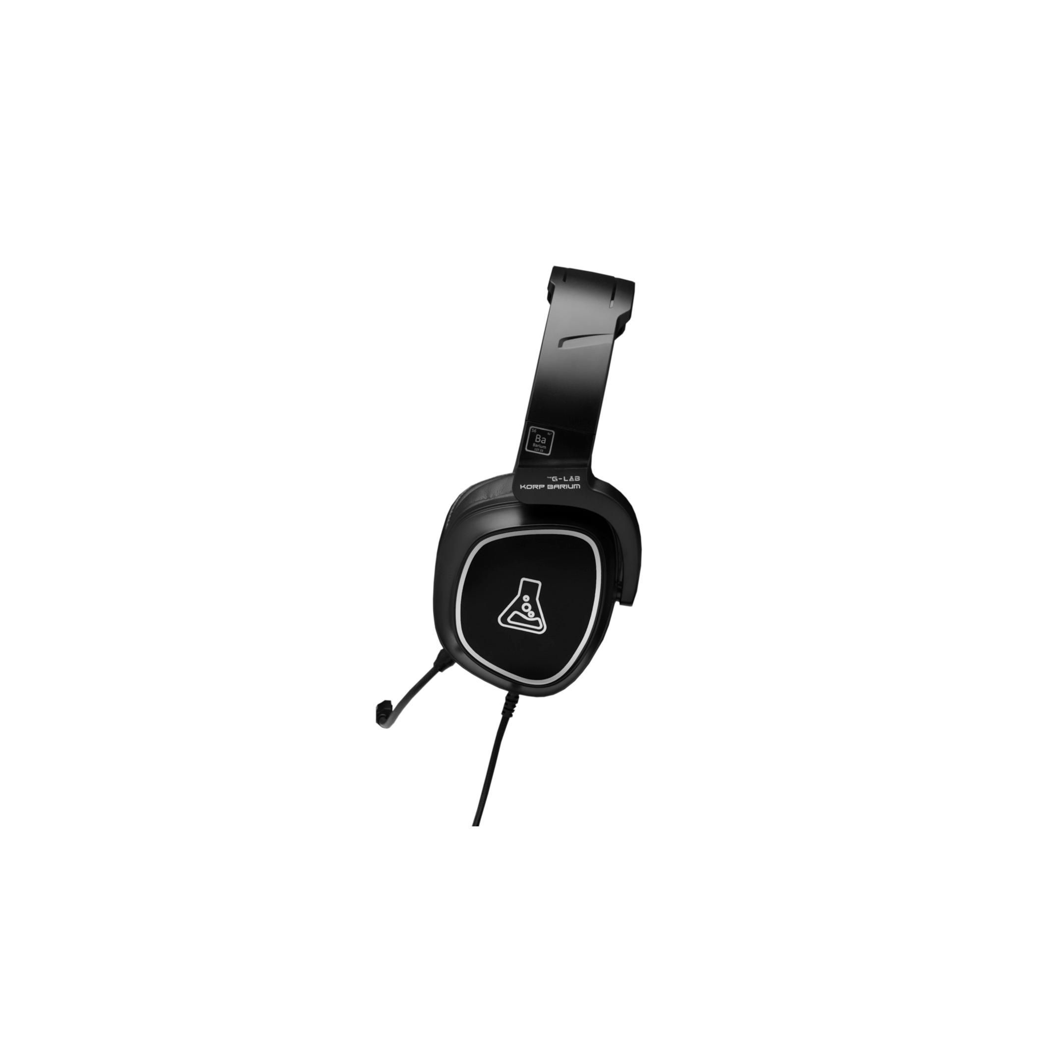 Casque The G-Lab Gamer Filaire - Korp Barium - Noir pas cher - Auchan.fr