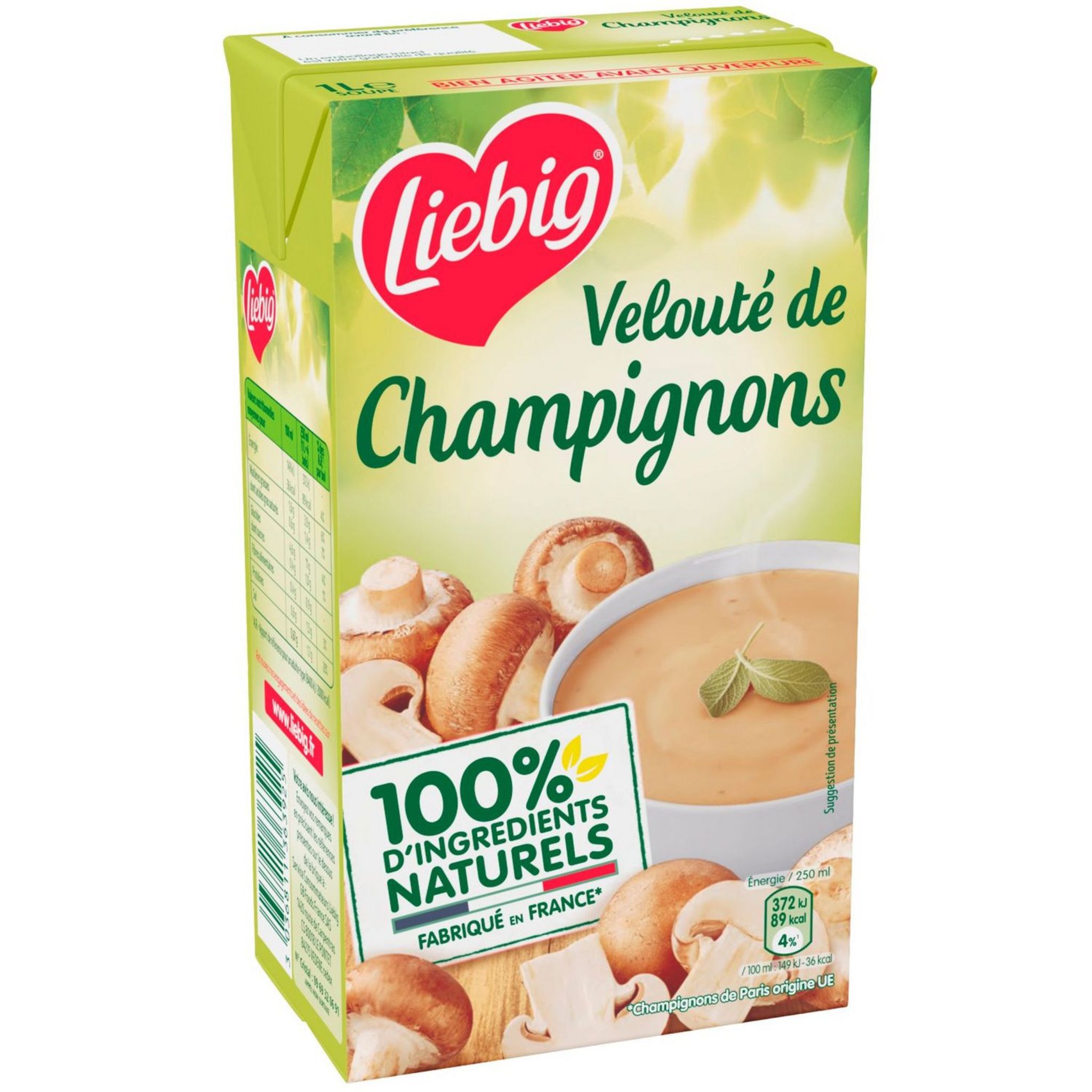 LIEBIG Velouté de champignons 1l pas cher - Auchan.fr
